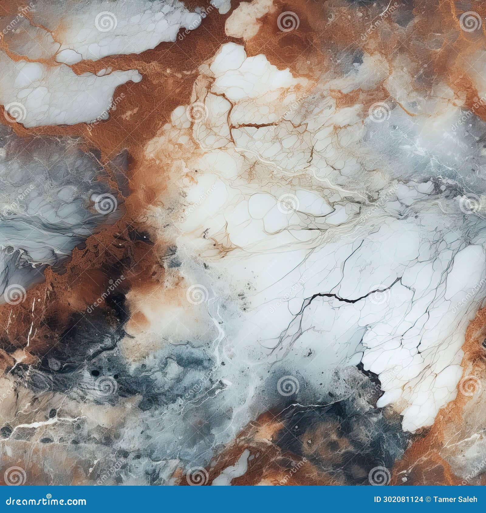 Marble Texture Seamless Pattern Stock Illustration - Illustration of ...