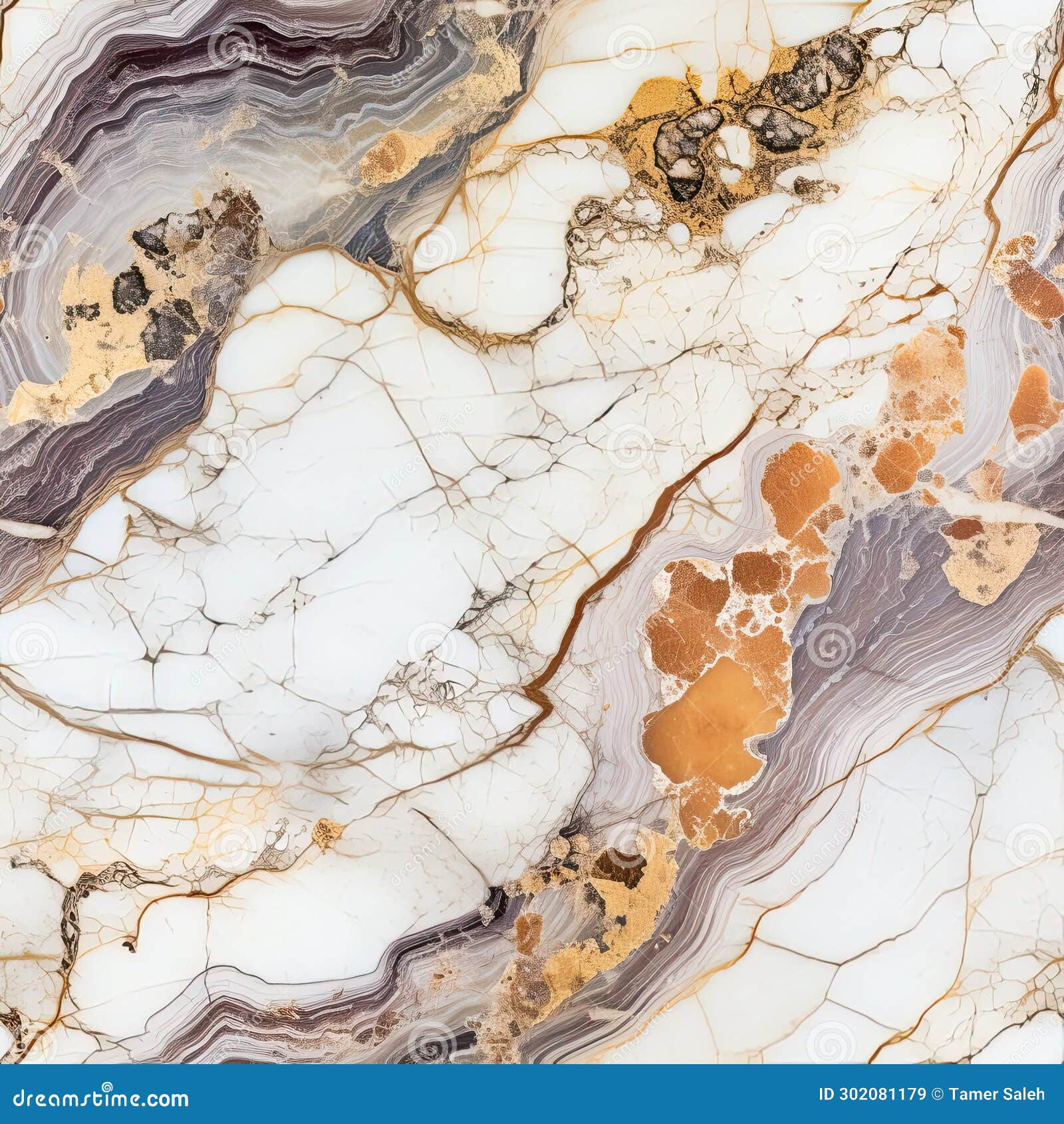 Marble Texture Seamless Pattern Stock Illustration - Illustration of ...