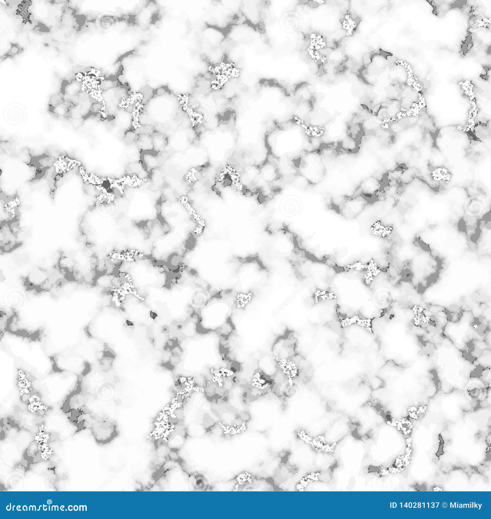 Marble Texture with Silver Specks. Abstract Metallic Glitter Marbling ...