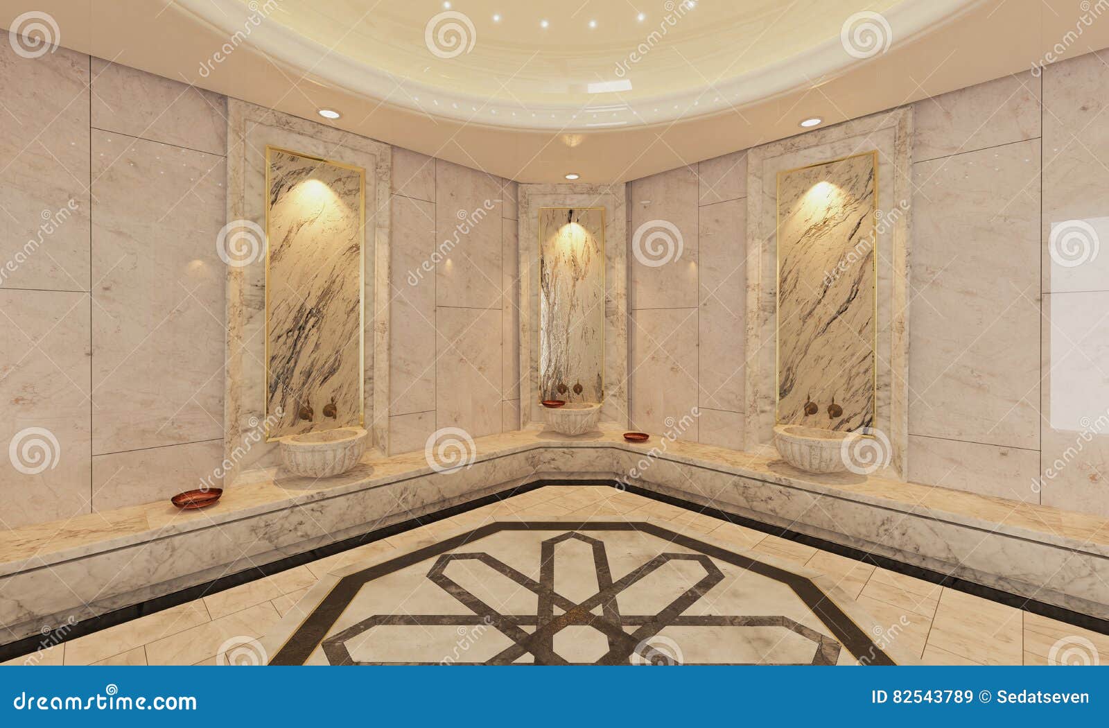 Marble Turkish Hamam, Bath Modern Design Stock Image - Image of design ...