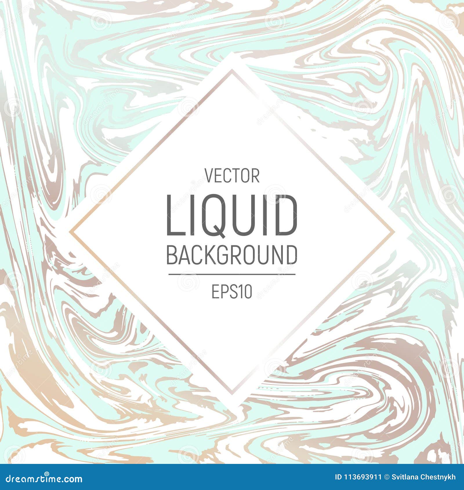 Marble Vector Texture Imitation, Suminagashi Paint Stains, Golden Frame ...