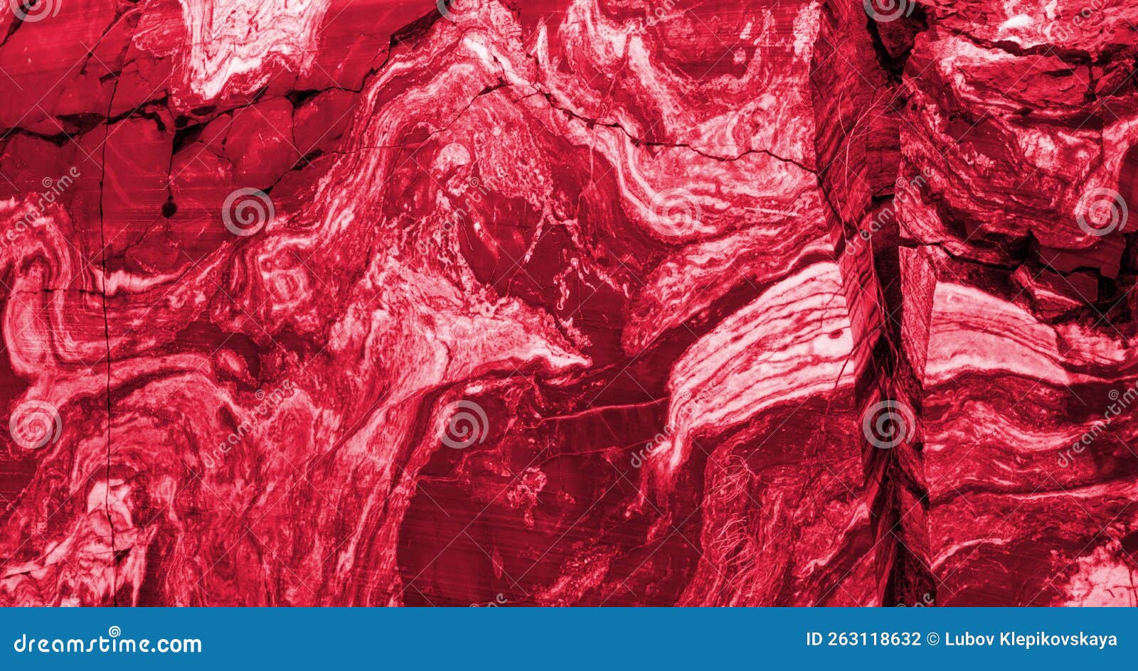 Marble of Viva Magenta Color. Textured Background with Marble Pattern ...