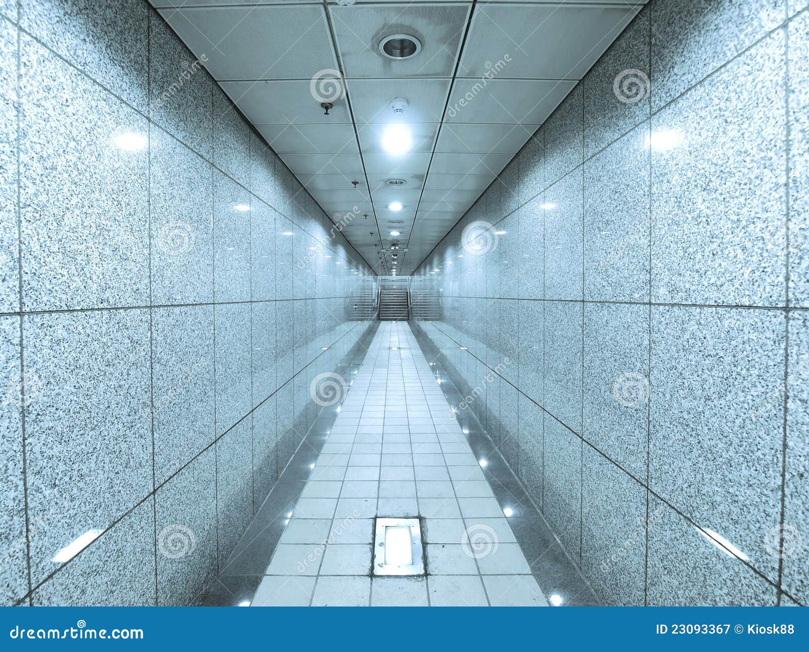 Marble Wall and Passage Way Stock Image - Image of floor, modern: 23093367