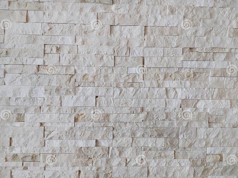 Marble Wall Pattern Business Background, White and Light Brown Brick ...