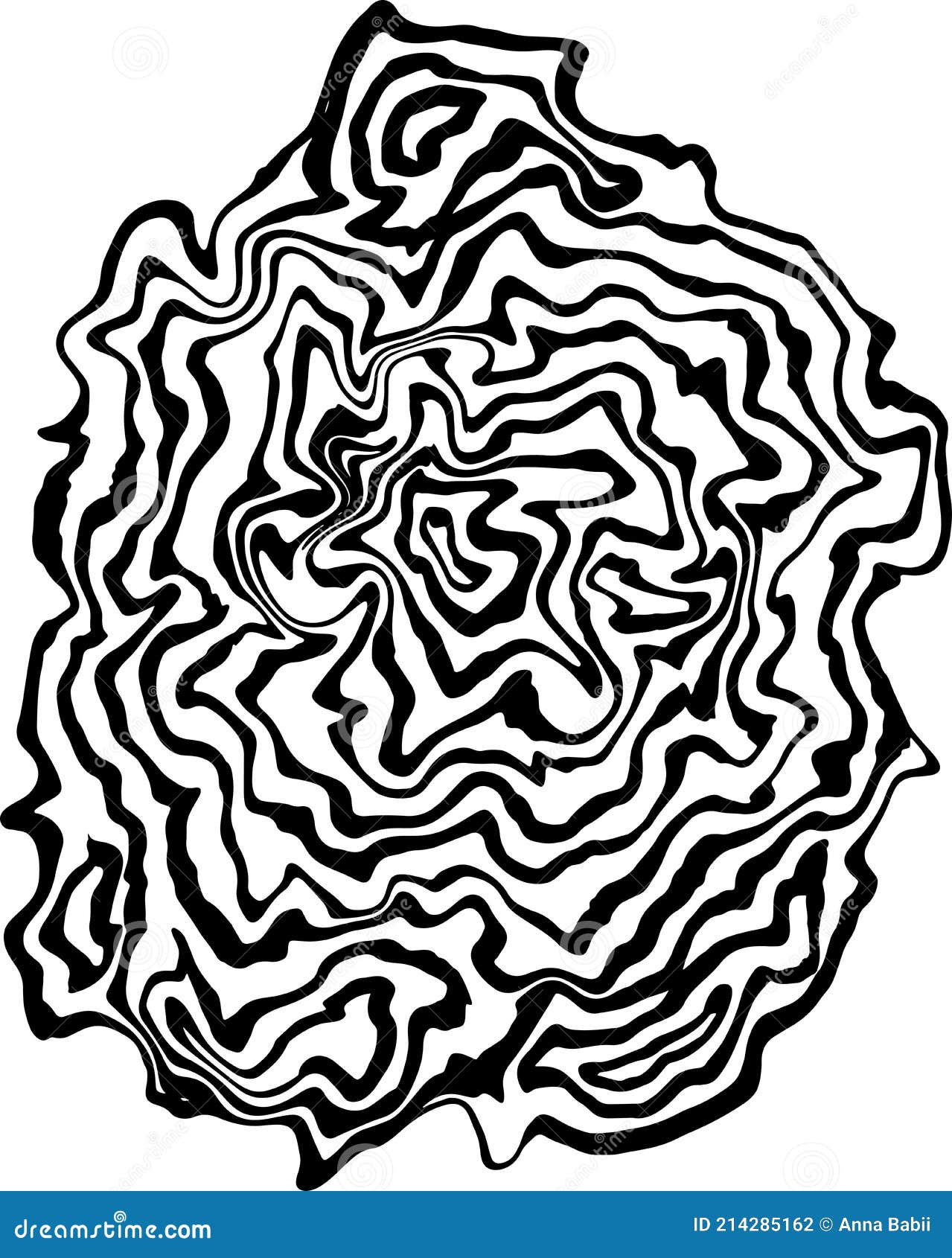 Marble Wave Pattern. Grunge Shapes Element. Vector Illustration. Stock ...