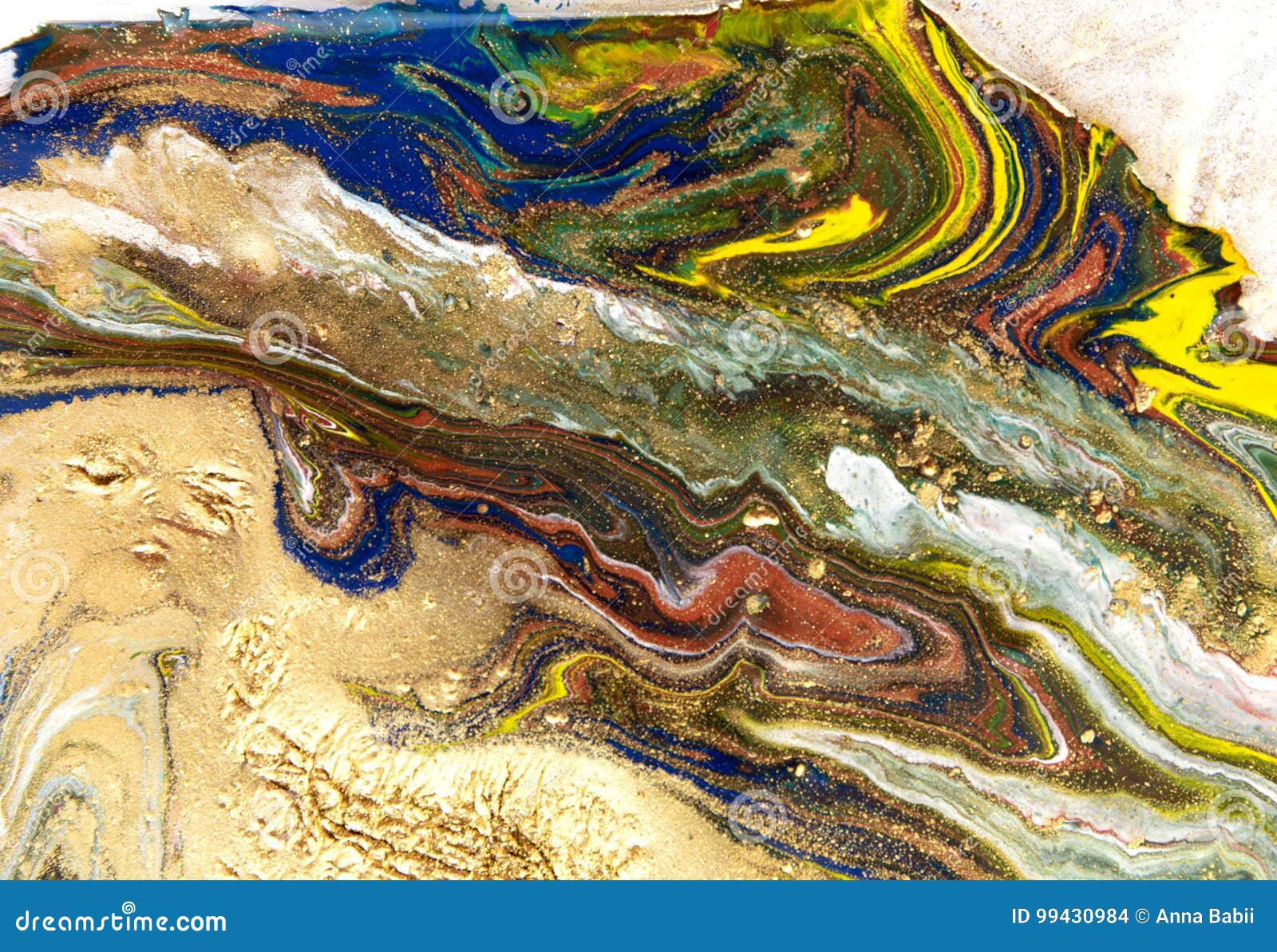 Marbled Abstract Background. Liquid Marble Pattern. Colorful Marble ...