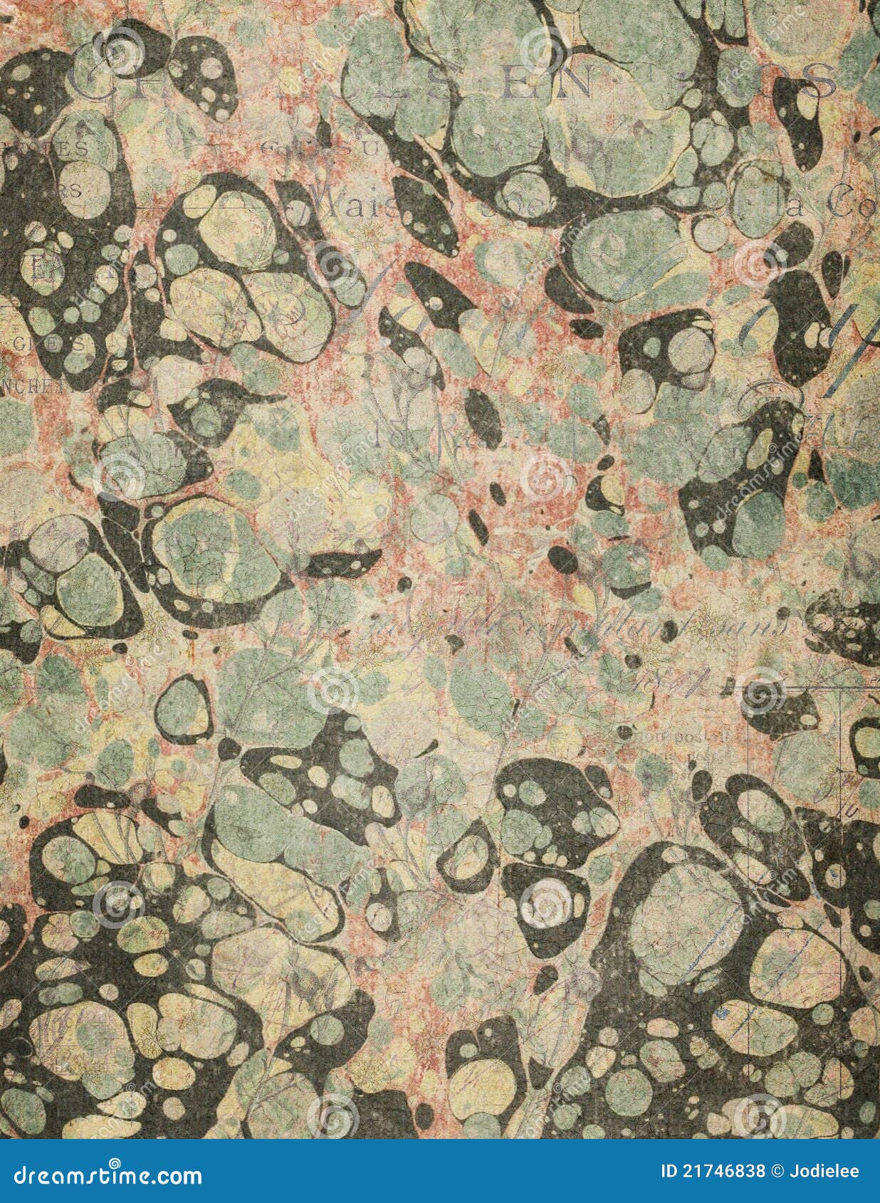 Marbled Antique Book End Paper Texture Stock Photo - Image of spot ...