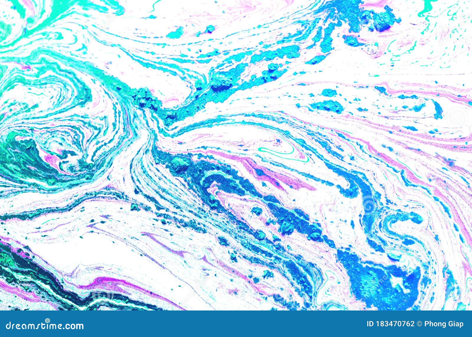 Marbled Blue Abstract Background with Golden Sequins. Liquid Marble Ink ...