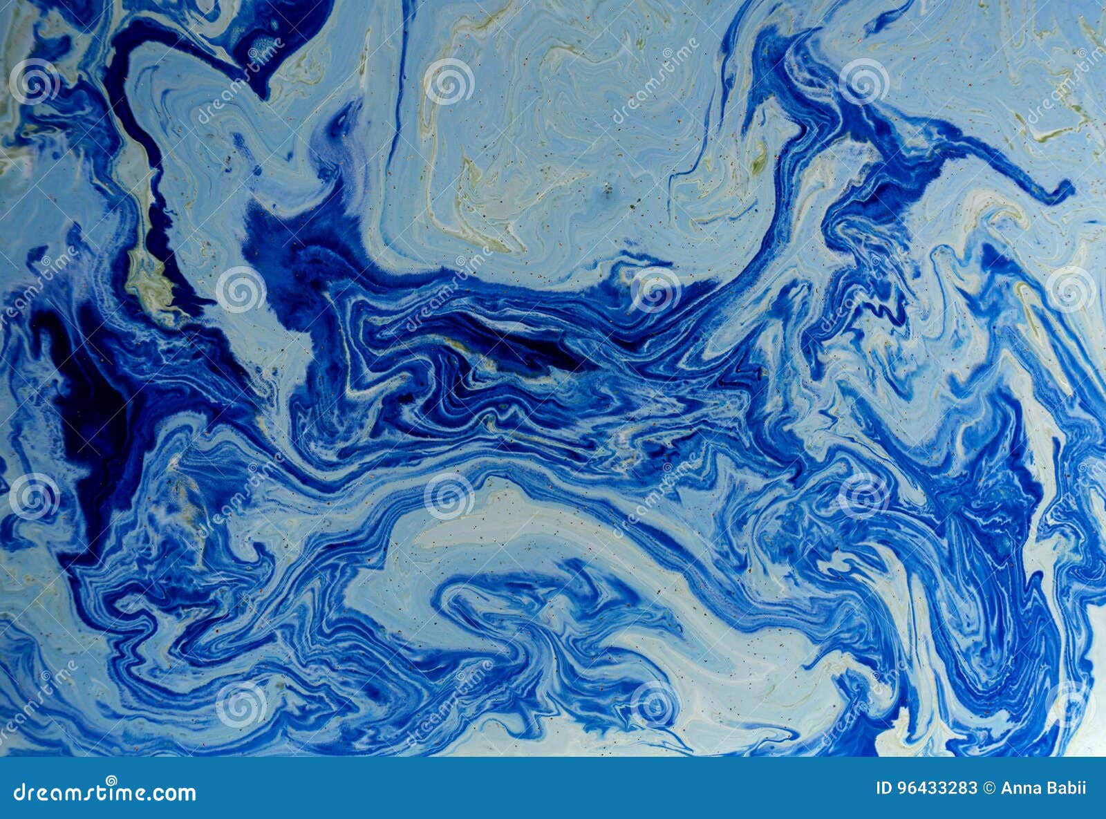 Marbled Blue Abstract Background. Liquid Marble Pattern Stock ...