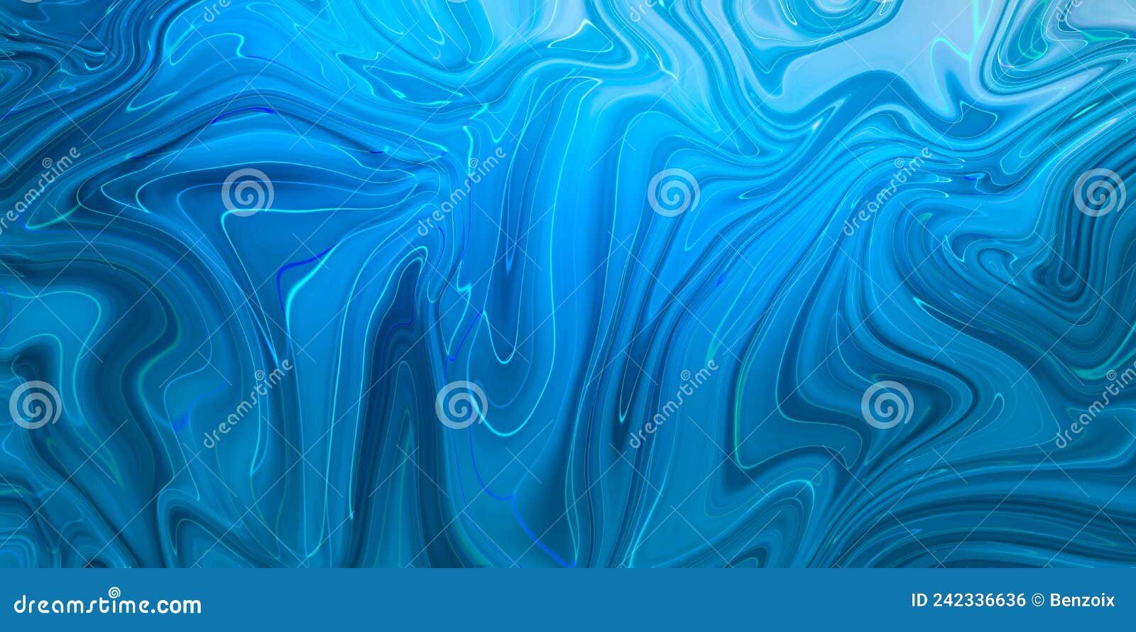 Marbled Blue Abstract Background. Liquid Marble Pattern. Stock ...