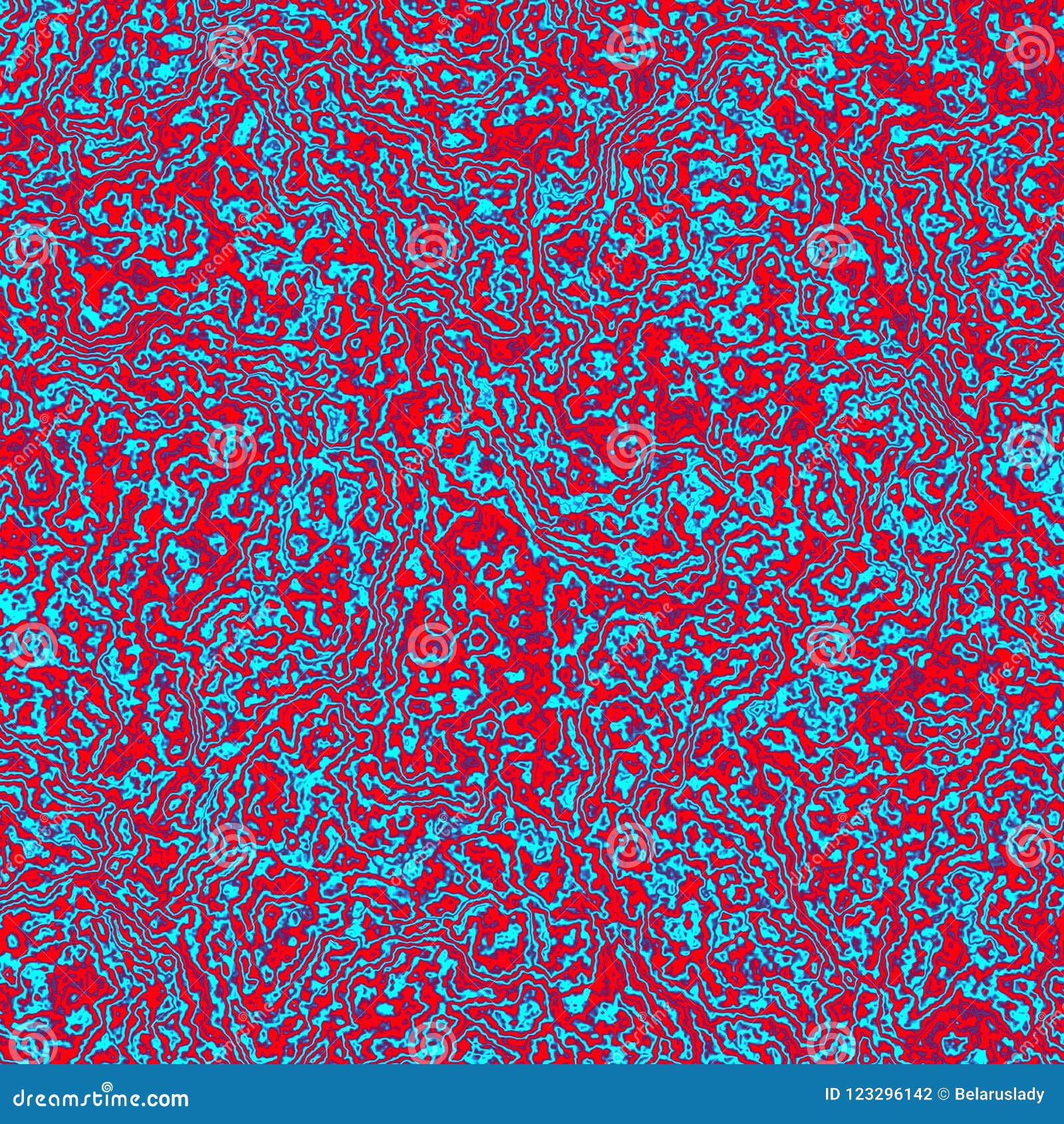 Marbled Blue and Red Abstract Background. Liquid Marble Pattern. Stock ...