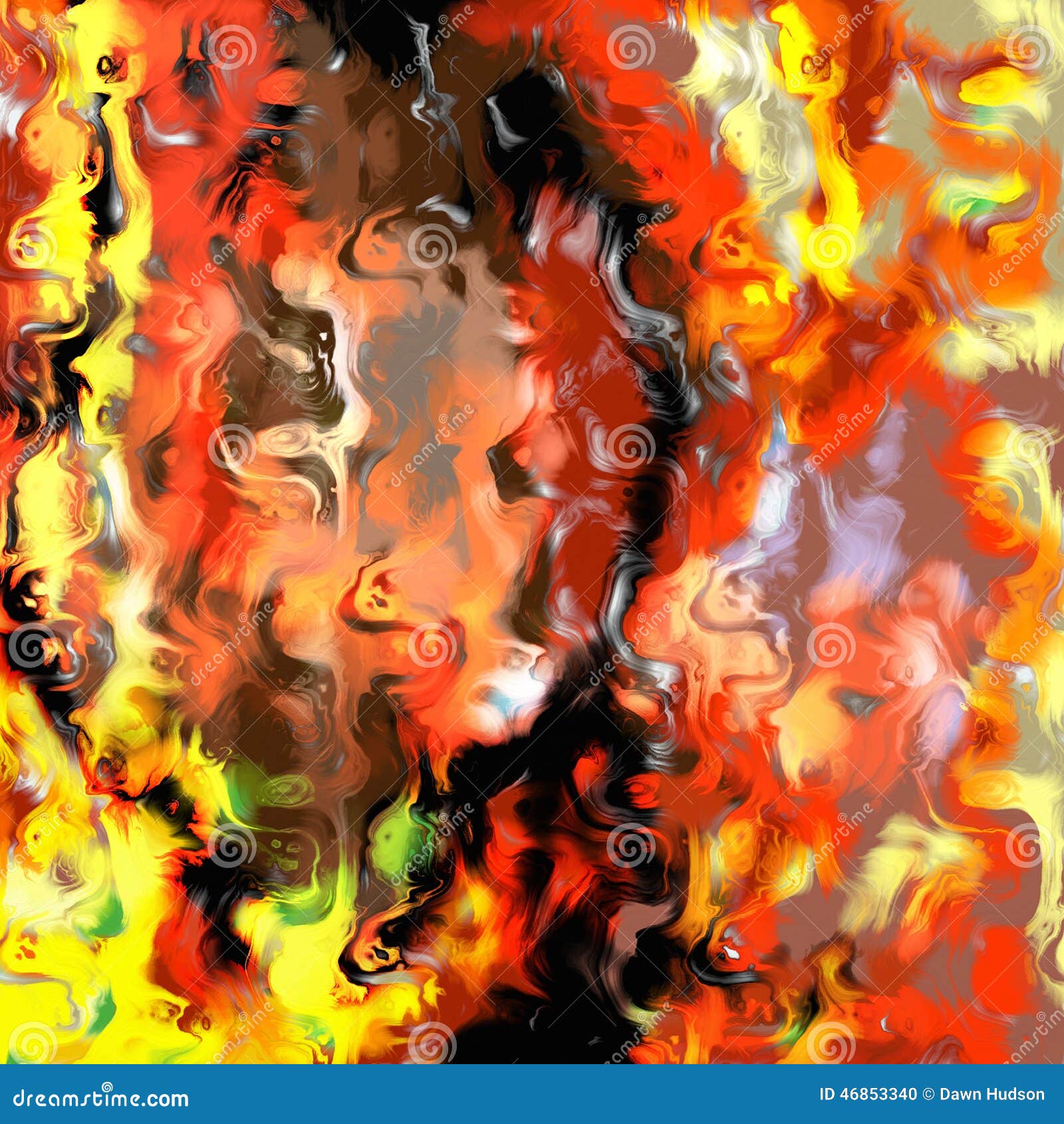 Marbled Fire Abstract stock illustration. Illustration of marble - 46853340