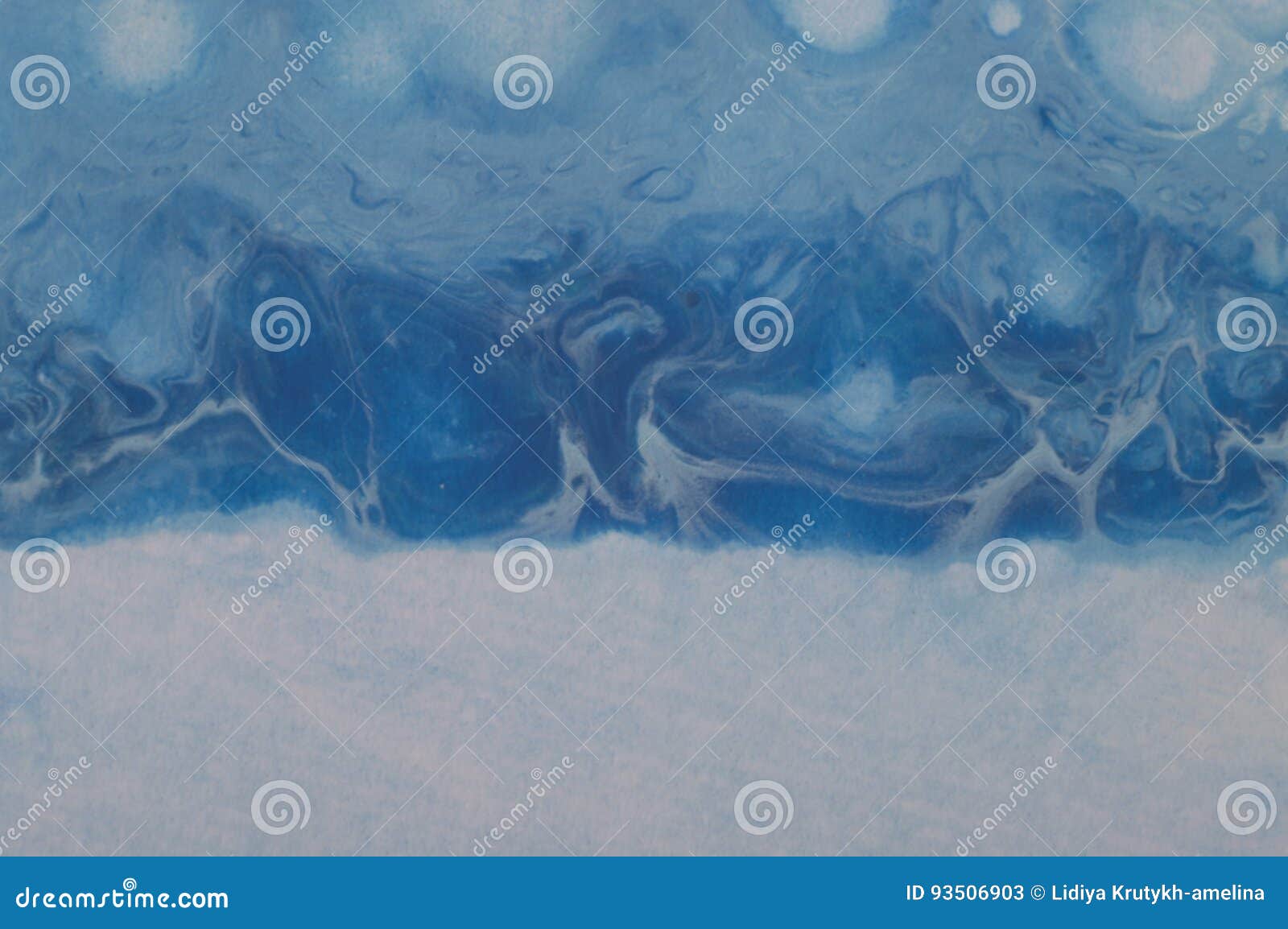 Marbled Marine Abstract Background. Liquid Acrylic Marble Pattern Stock ...