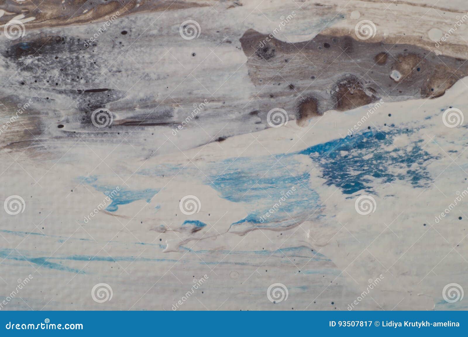 Marbled Marine Abstract Background. Liquid Acrylic Marble Pattern Stock ...