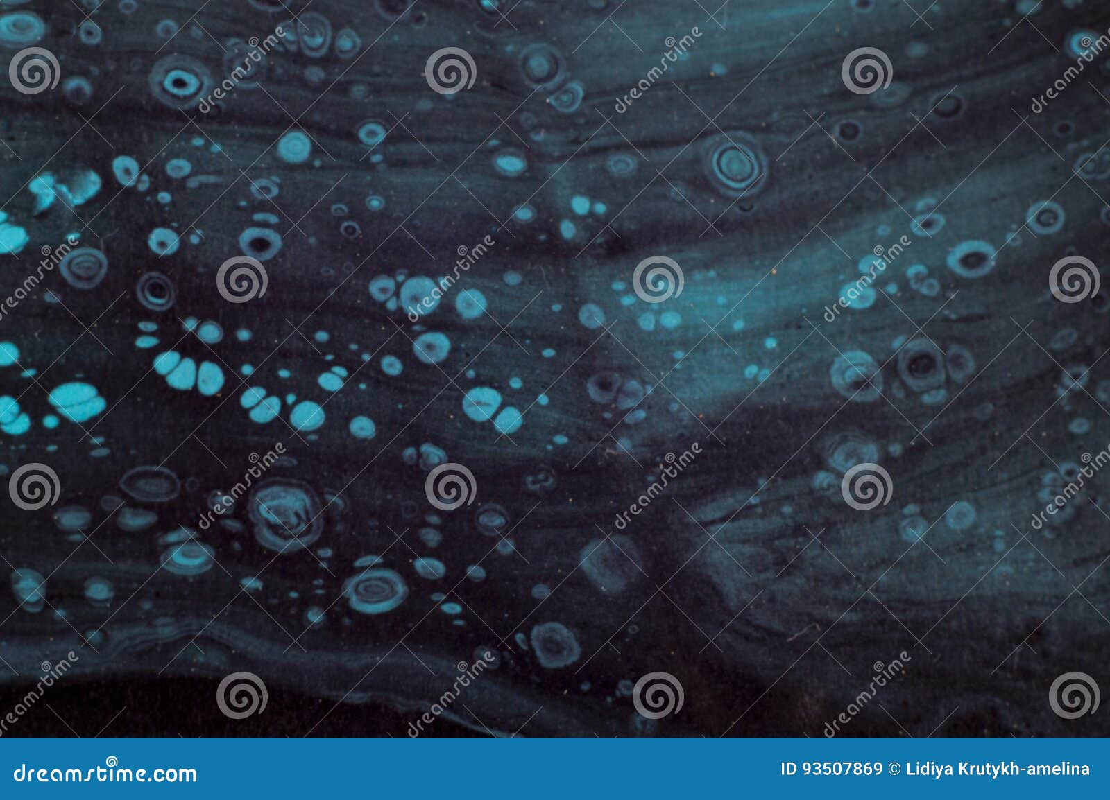 Marbled Marine Abstract Background. Liquid Acrylic Marble Pattern Stock ...