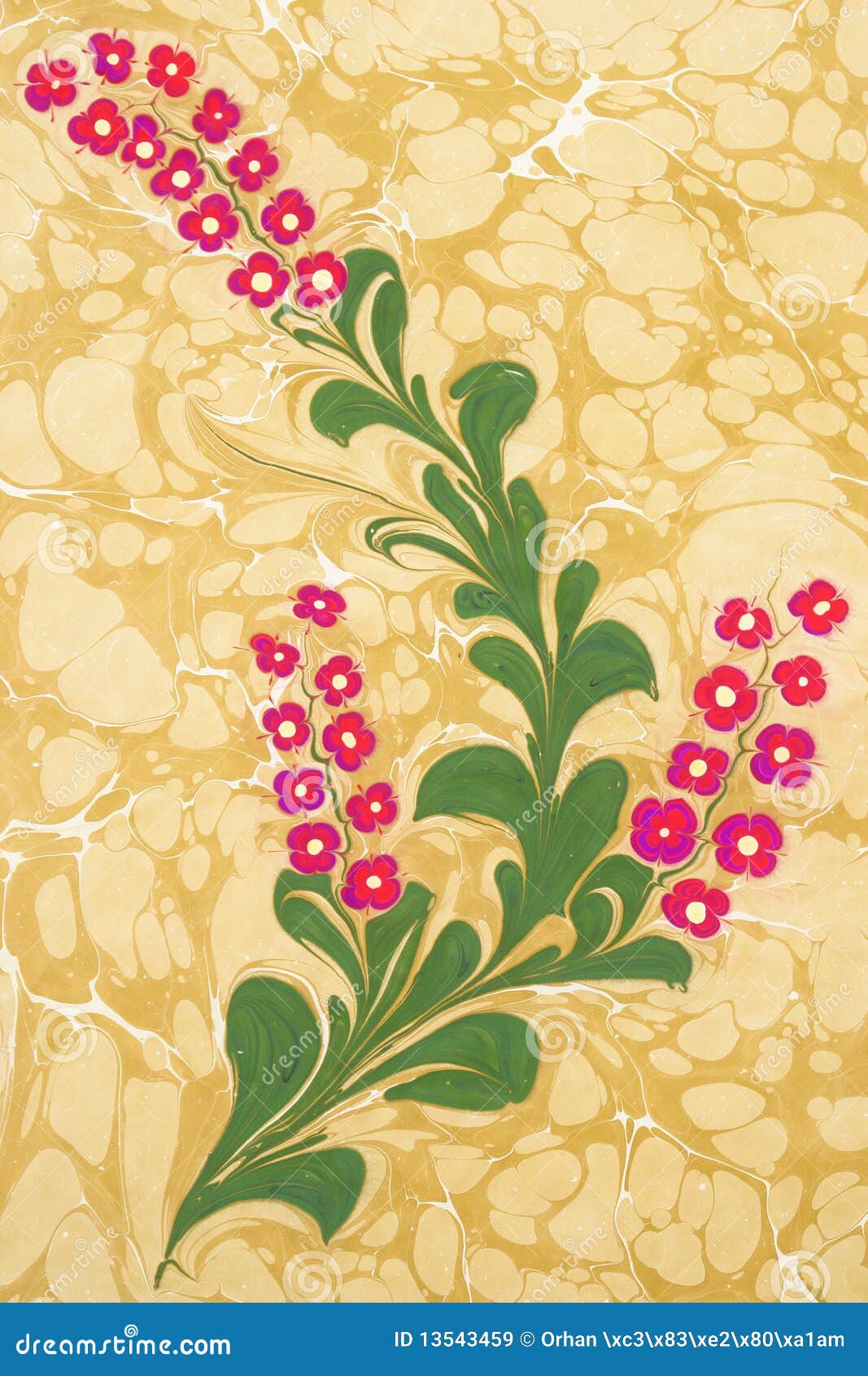 Marbled Paper Artwork Background Stock Illustration - Illustration of ...