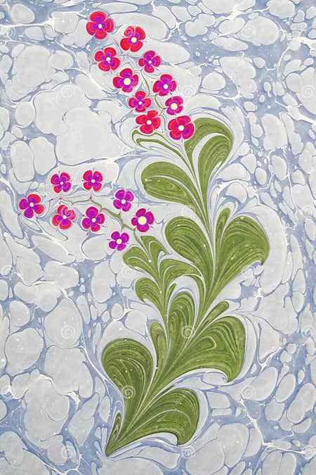 Marbled Paper Artwork Background Stock Photo - Image of historical ...