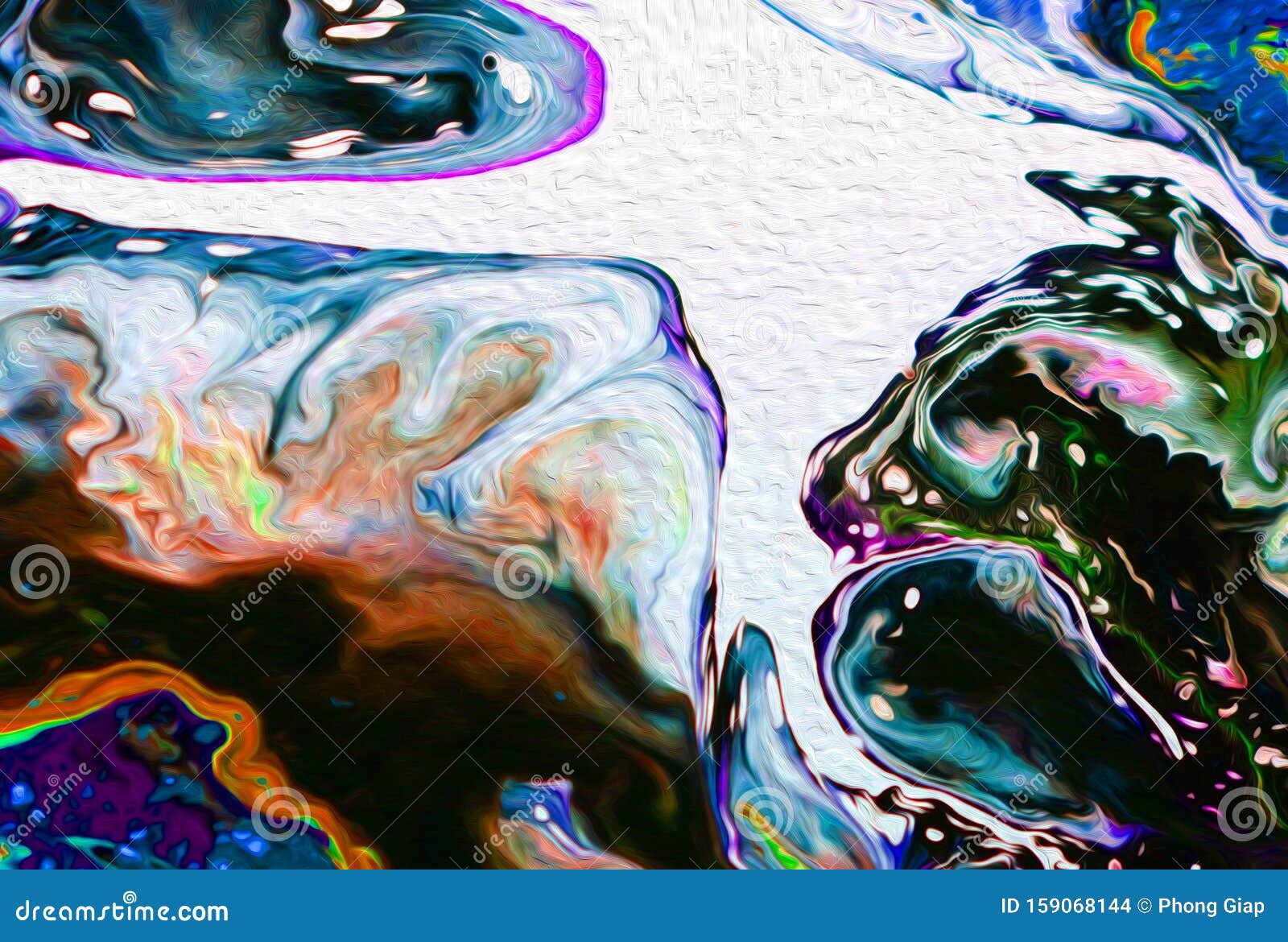 Marbled Paper Technique. Handmade, Book. Stock Photo - Image of pattern ...