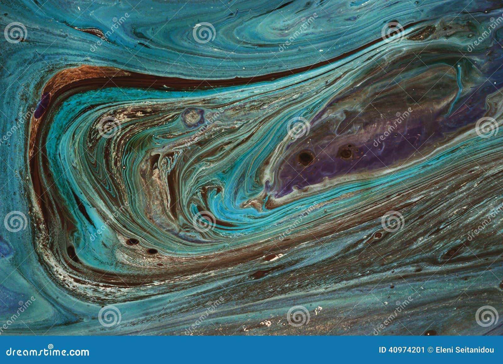 Marbled paper technique stock image. Image of vintage - 40974201