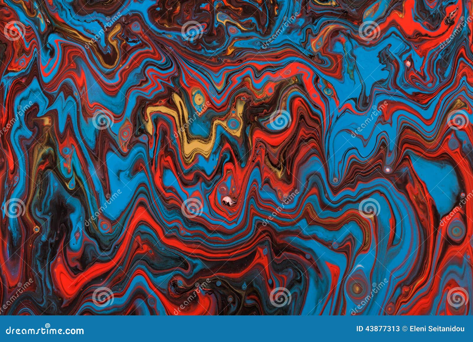 Marbled paper technique stock illustration. Illustration of artistic ...