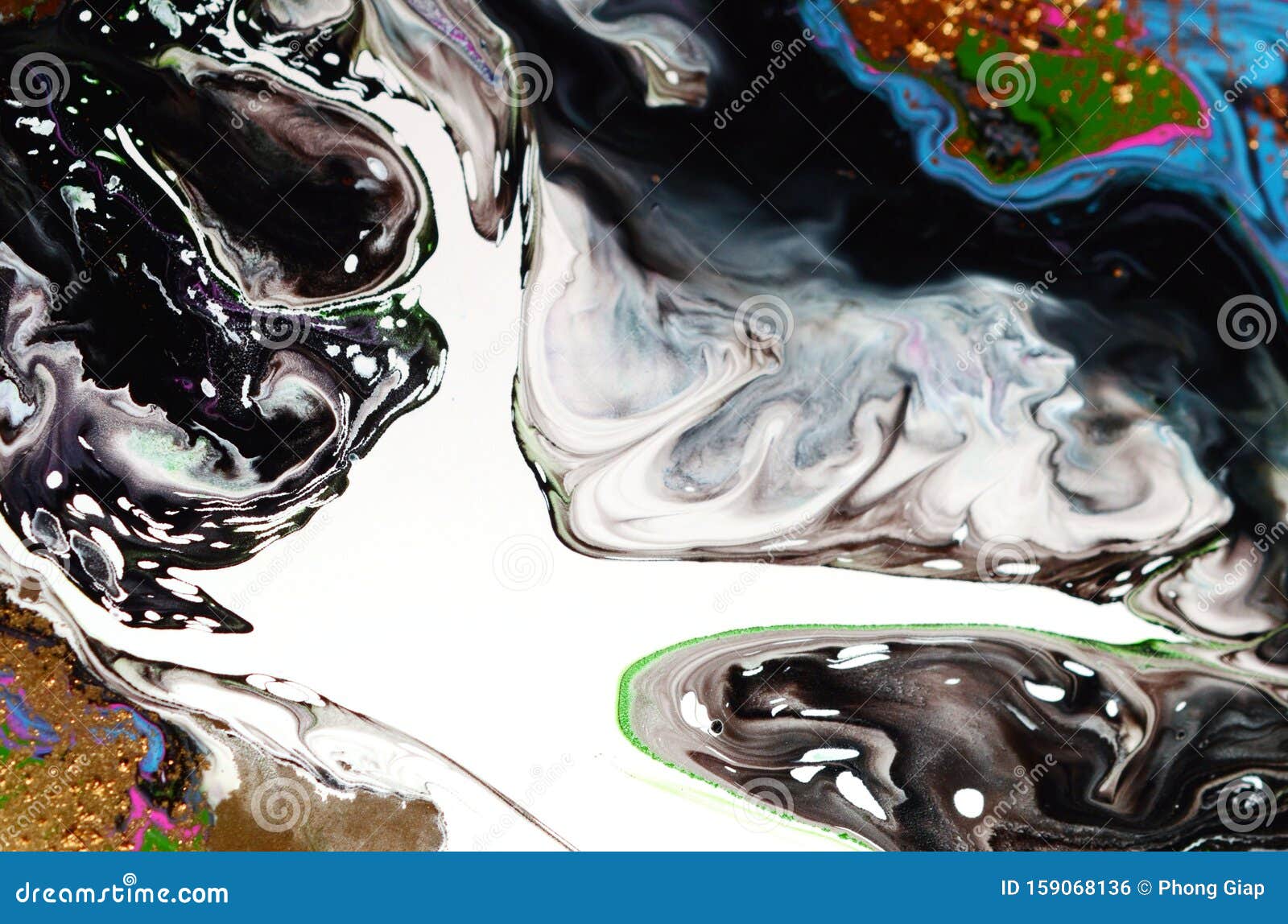 Marbled Paper Technique. Texture, Artisan. Stock Photo - Image of ...