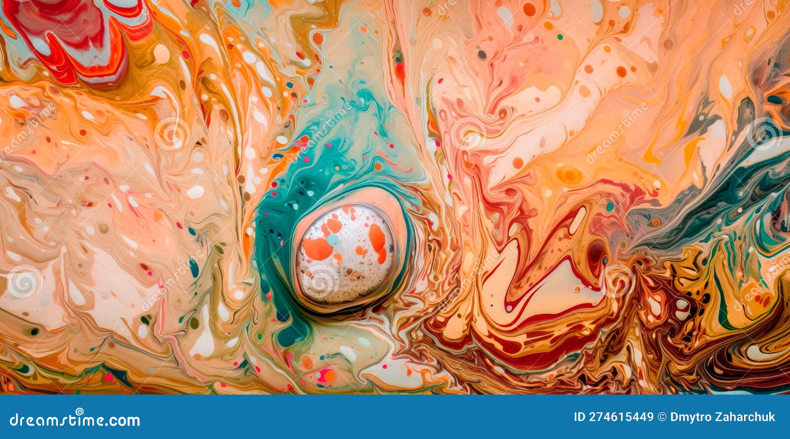 Marbled Texture with Bold Colors and Swirls. Generative AI Stock ...