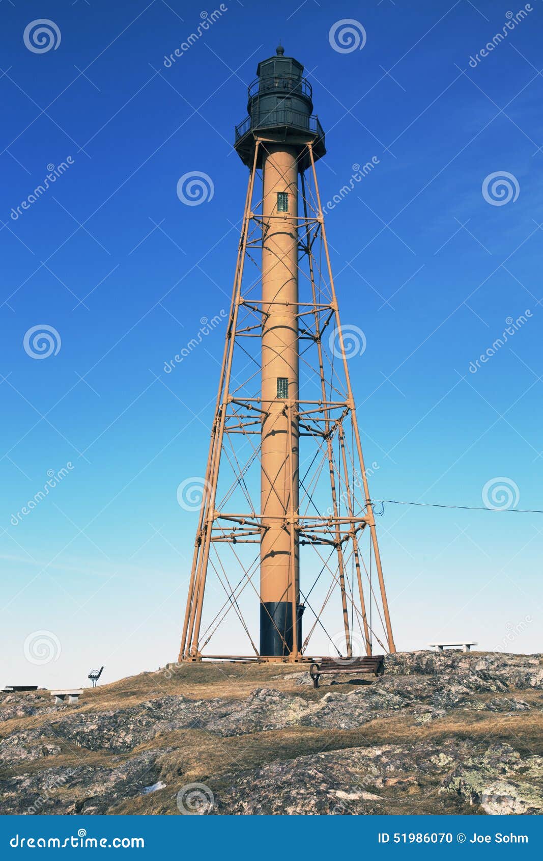 Marblehead Lighthouse, Marblehead, Massachusetts, USA Stock Photo ...