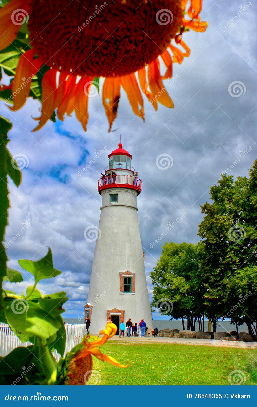 Marblehead Lighthouse, Ohio USA Editorial Image - Image of north, frame ...