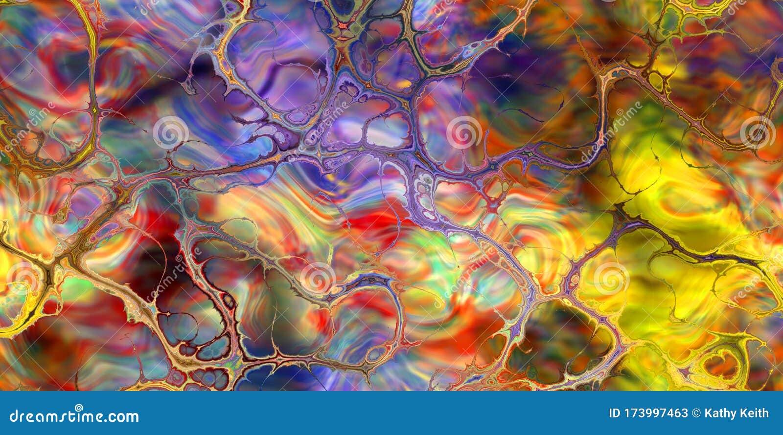 Marbleized Multicolor Wallpaper Stock Illustration - Illustration of ...