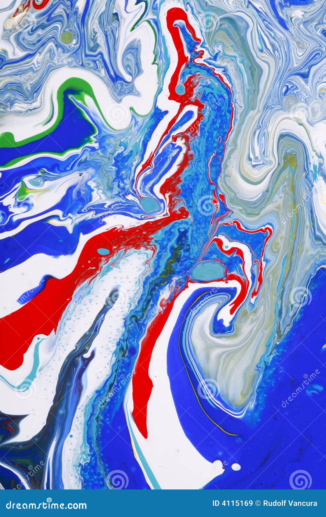 Marbleized Painted Artwork stock image. Image of paints - 4115169