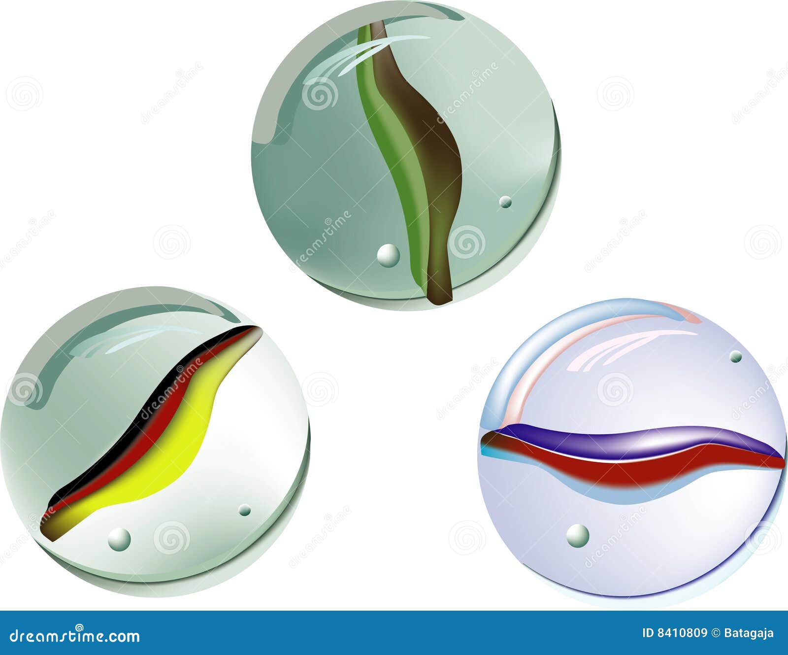 Marbles stock illustration. Illustration of clear, kids - 8410809