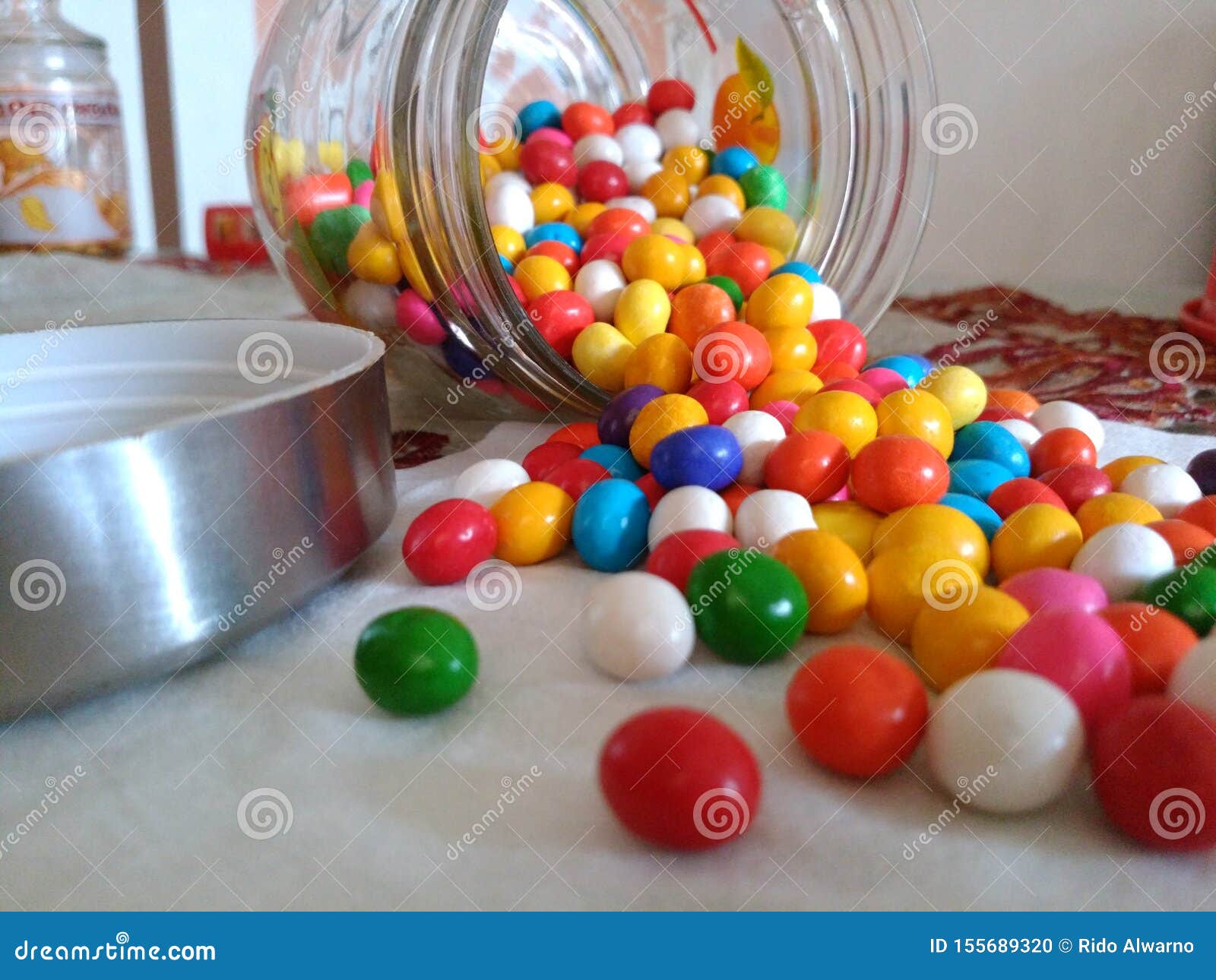 Marbles Candy with Colorful Colors Stock Photo - Image of sweet, green ...