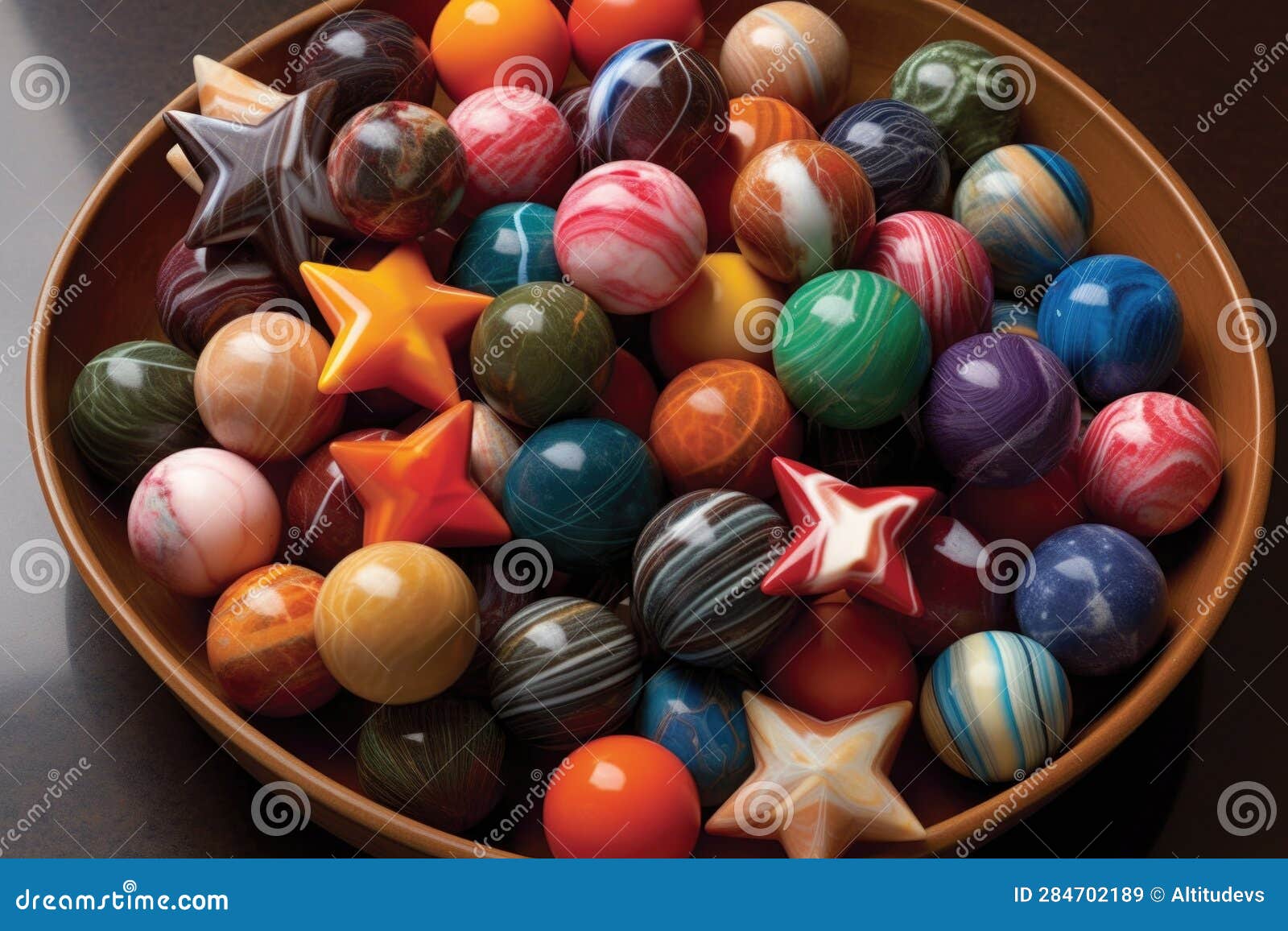 Marbles Forming Shapes, Like a Heart or Star Stock Image - Image of ...