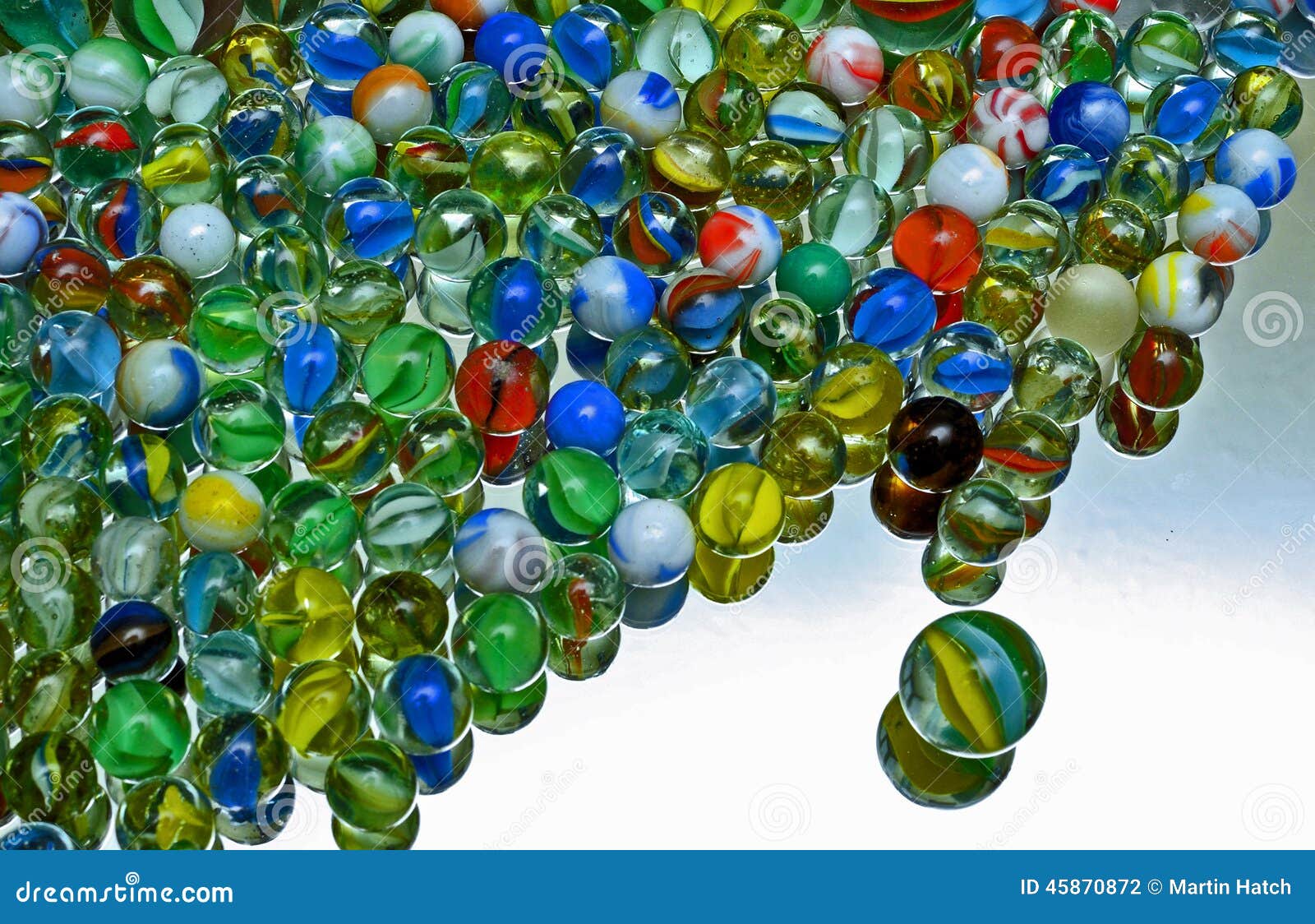 Marbles stock photo. Image of ball, glass, reflection - 45870872