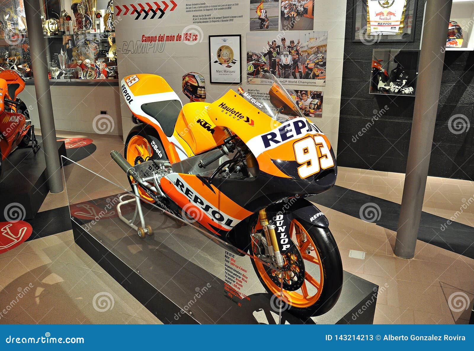 Marc Marquez Museum-2019 editorial stock photo. Image of motogp - 143214213