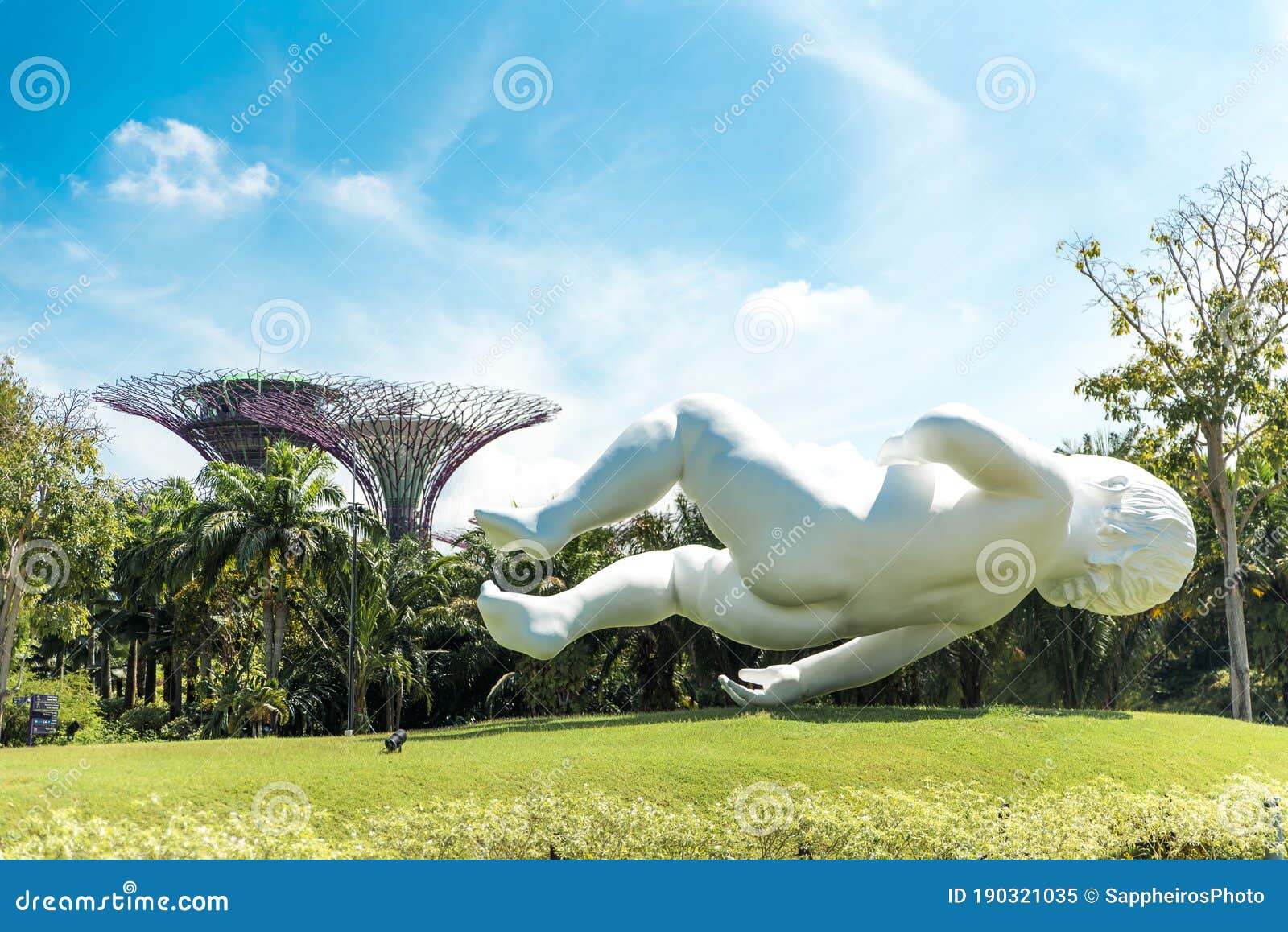 Marc Quinn`s Giant Baby Sculpture, Called the `Planet`, Singapore City ... Marc Quinn`s Giant Baby Sculpture, Called the `Planet`, Singapore City ...