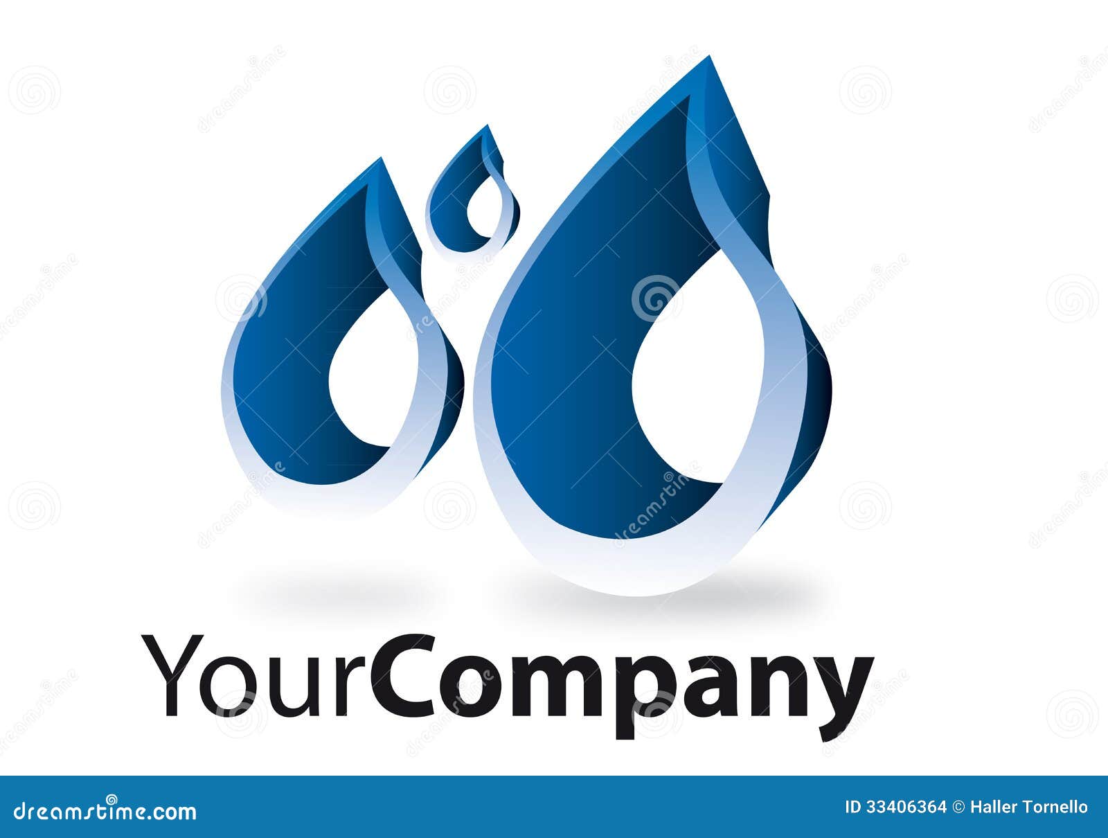 Marca ilustración del vector. Ilustración de agua, insignia - 33406364