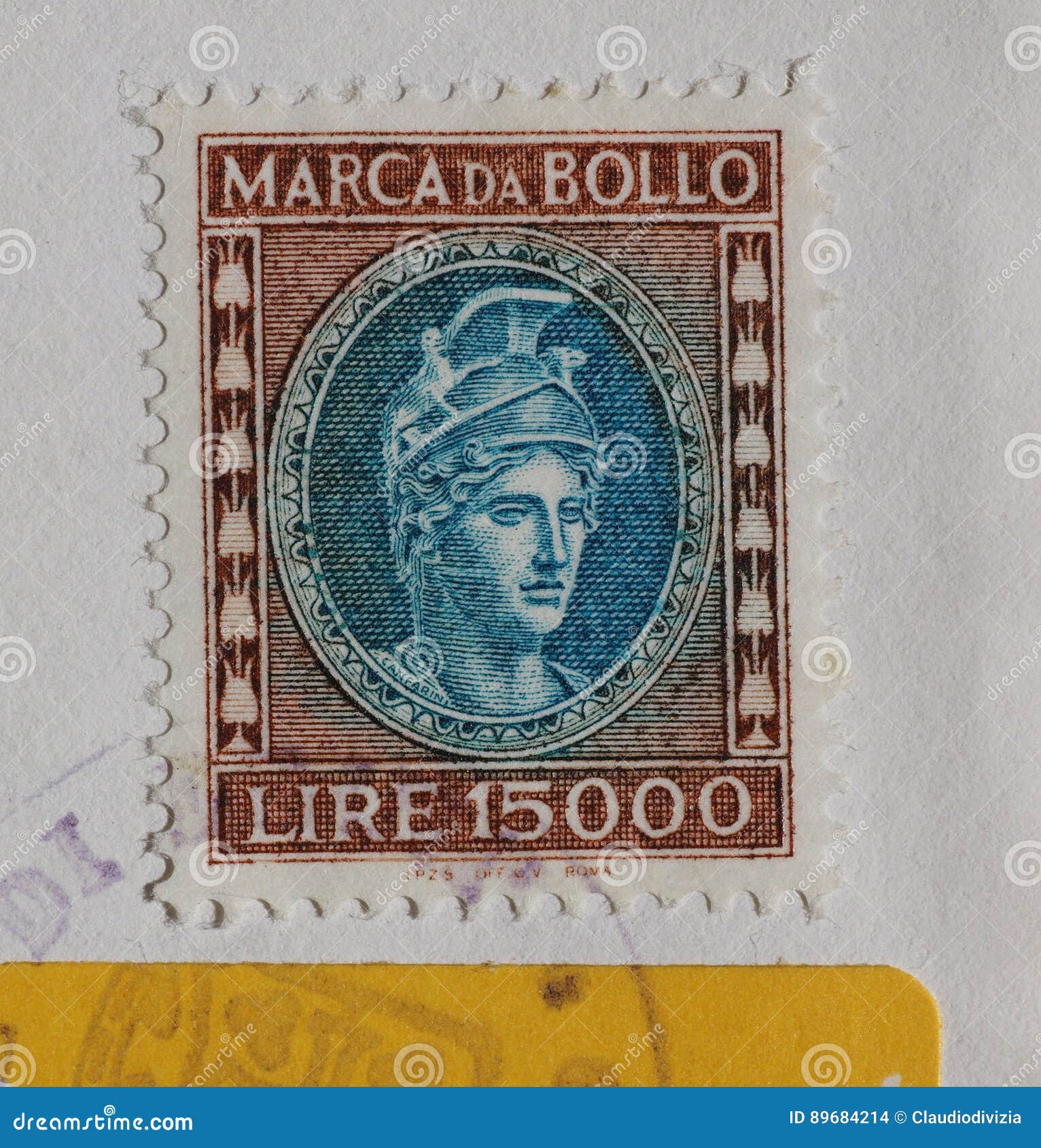 Marca Da Bollo Italiana a Roma Immagine Stock Editoriale - Immagine di ...