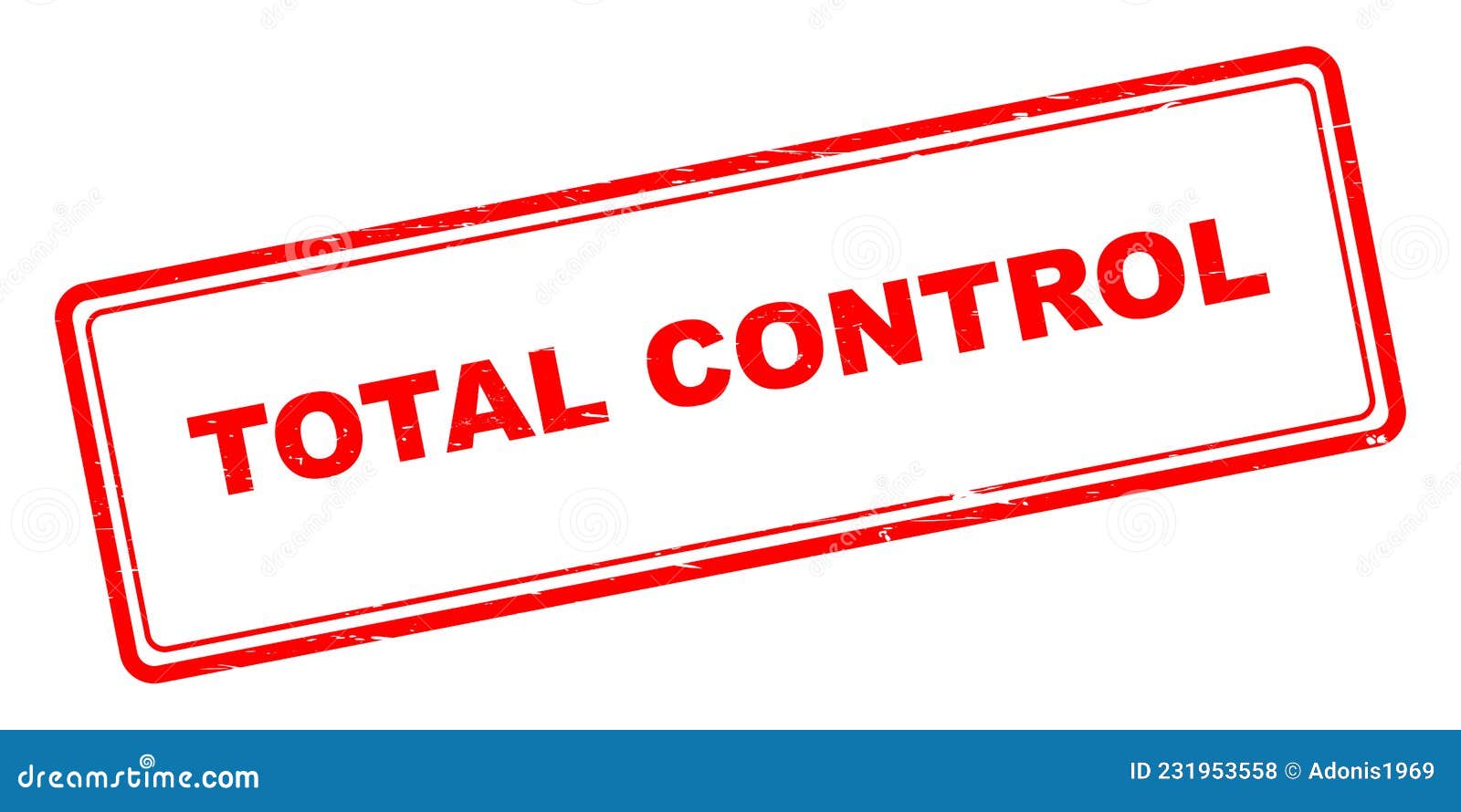 Marca De Control Total En Blanco Stock de ilustración - Ilustración de ...