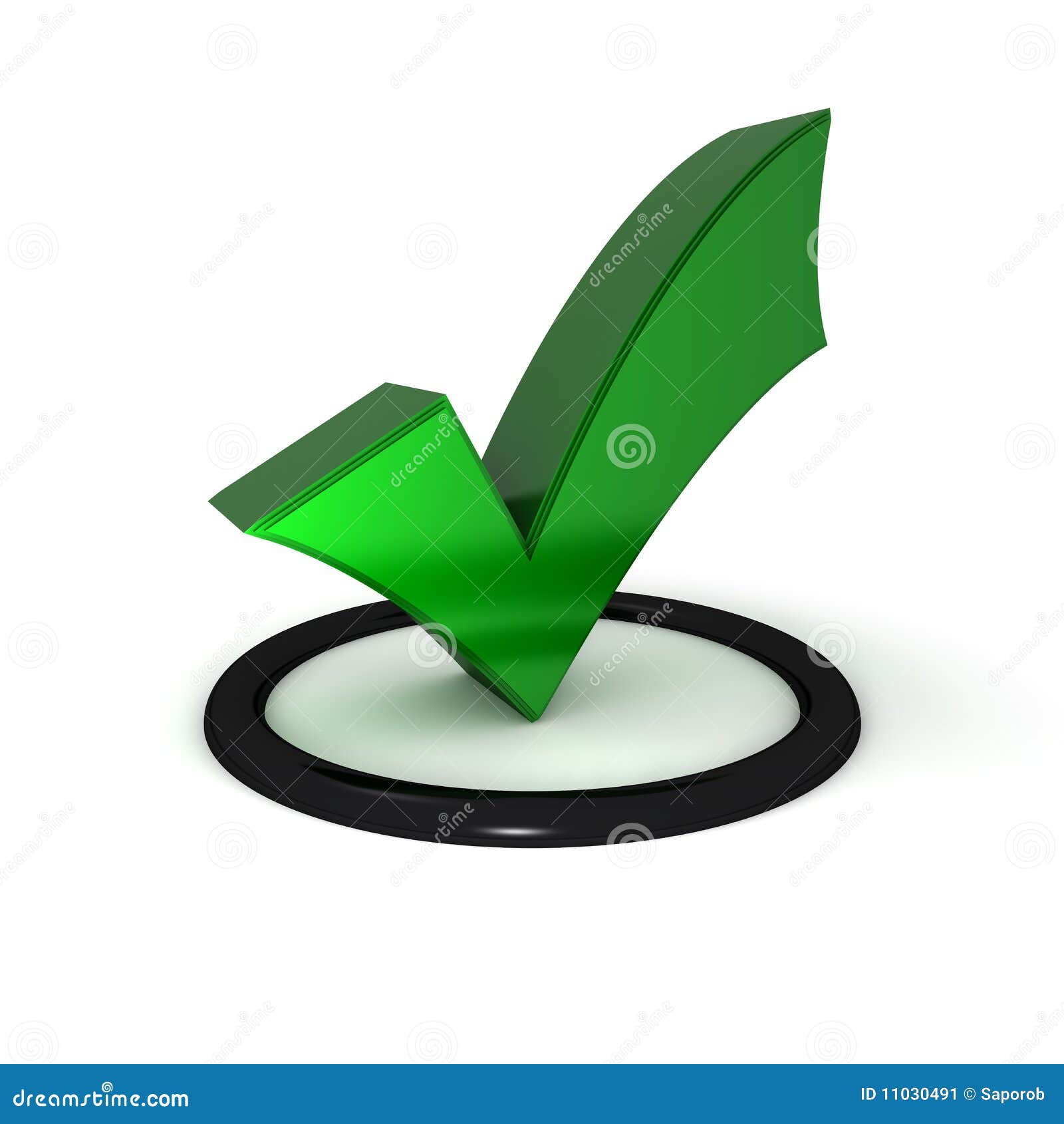 Marca de cotejo stock de ilustración. Ilustración de valide - 11030491