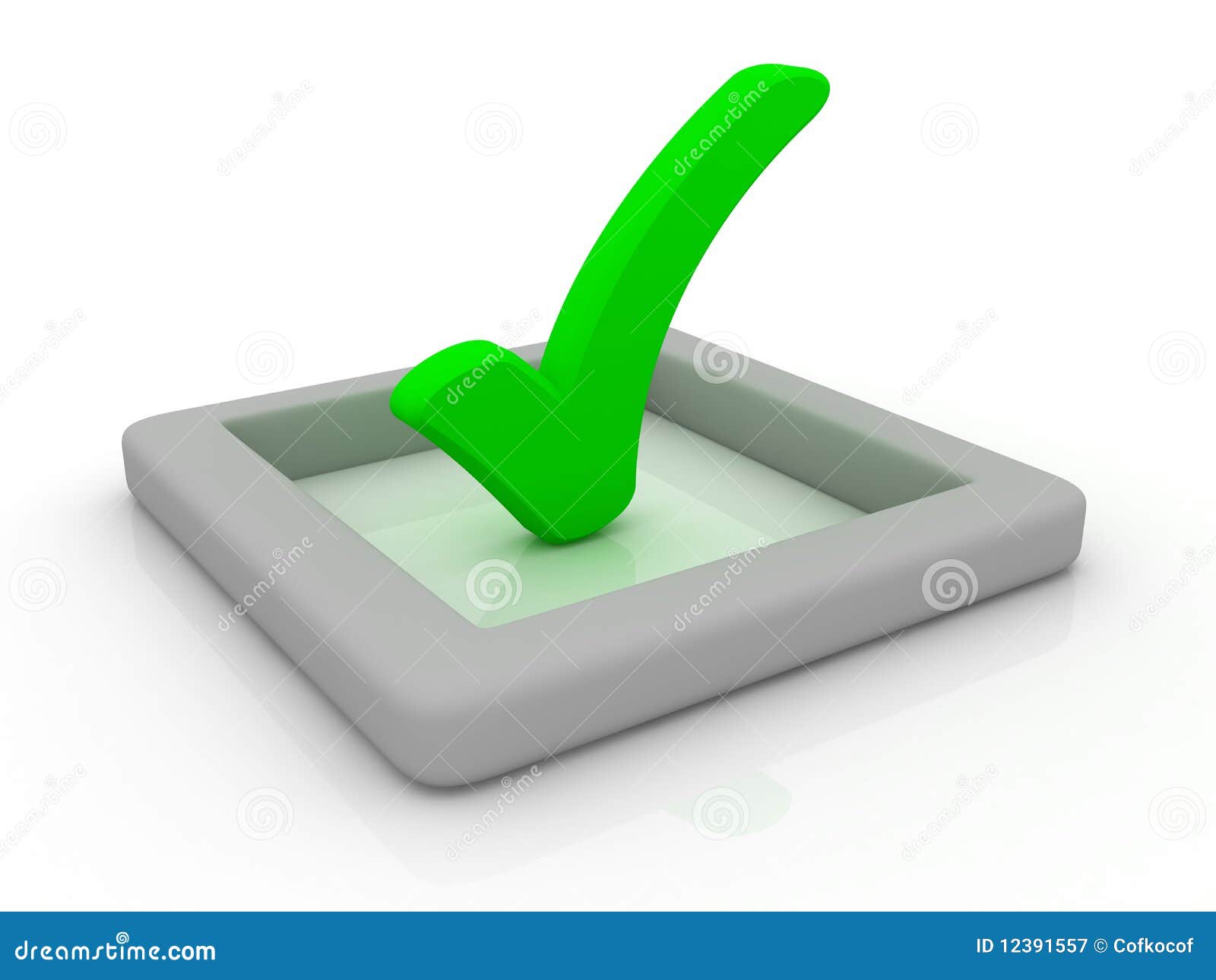 Marca de cotejo stock de ilustración. Ilustración de seleccionado ...