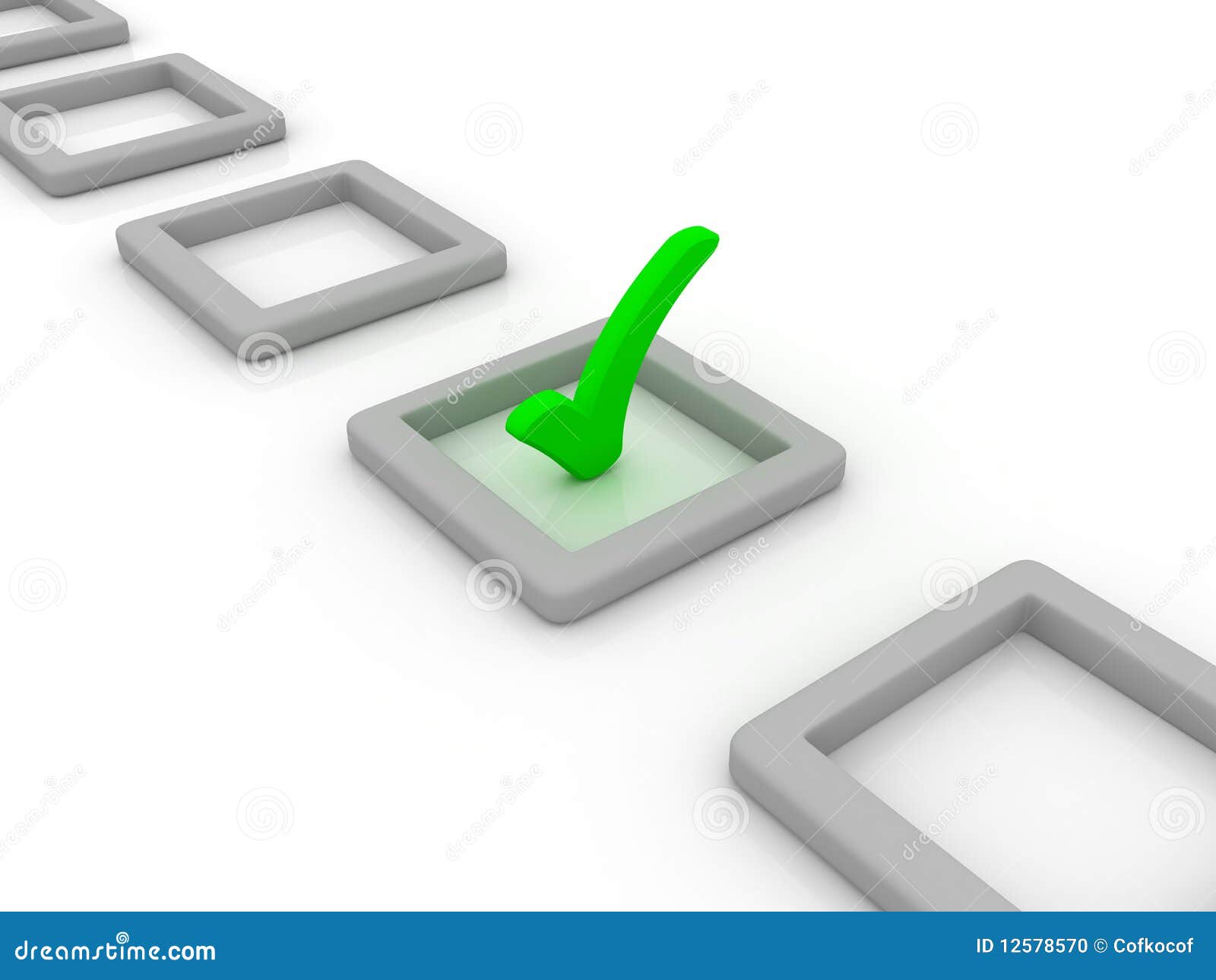 Marca de cotejo stock de ilustración. Ilustración de acabado - 12578570