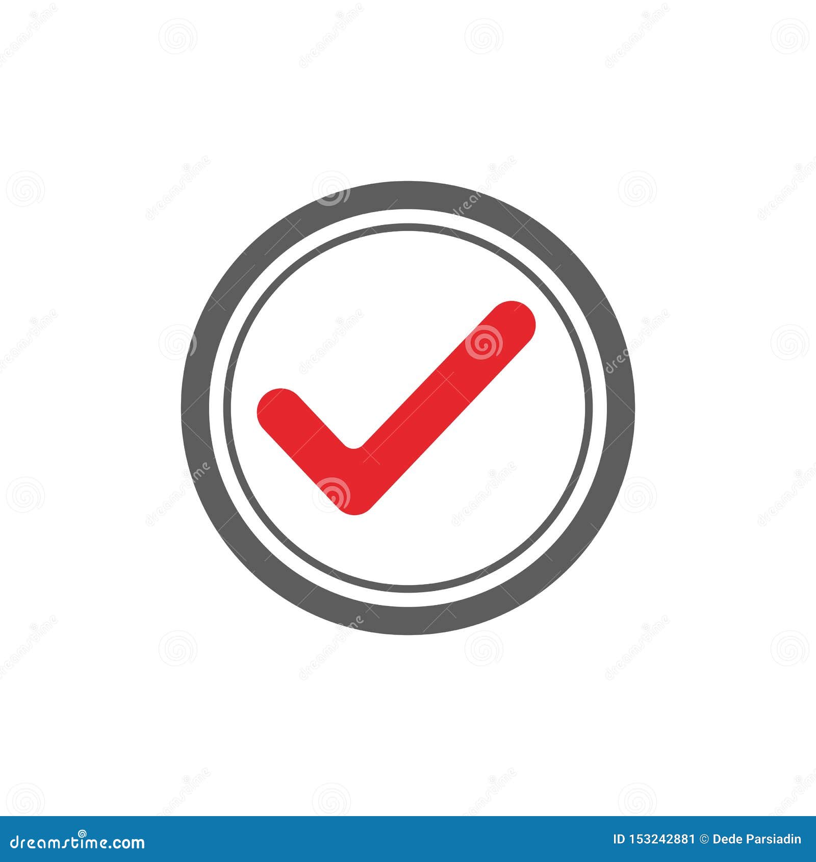 Marca de cotejo ilustración del vector. Ilustración de muestra - 153242881