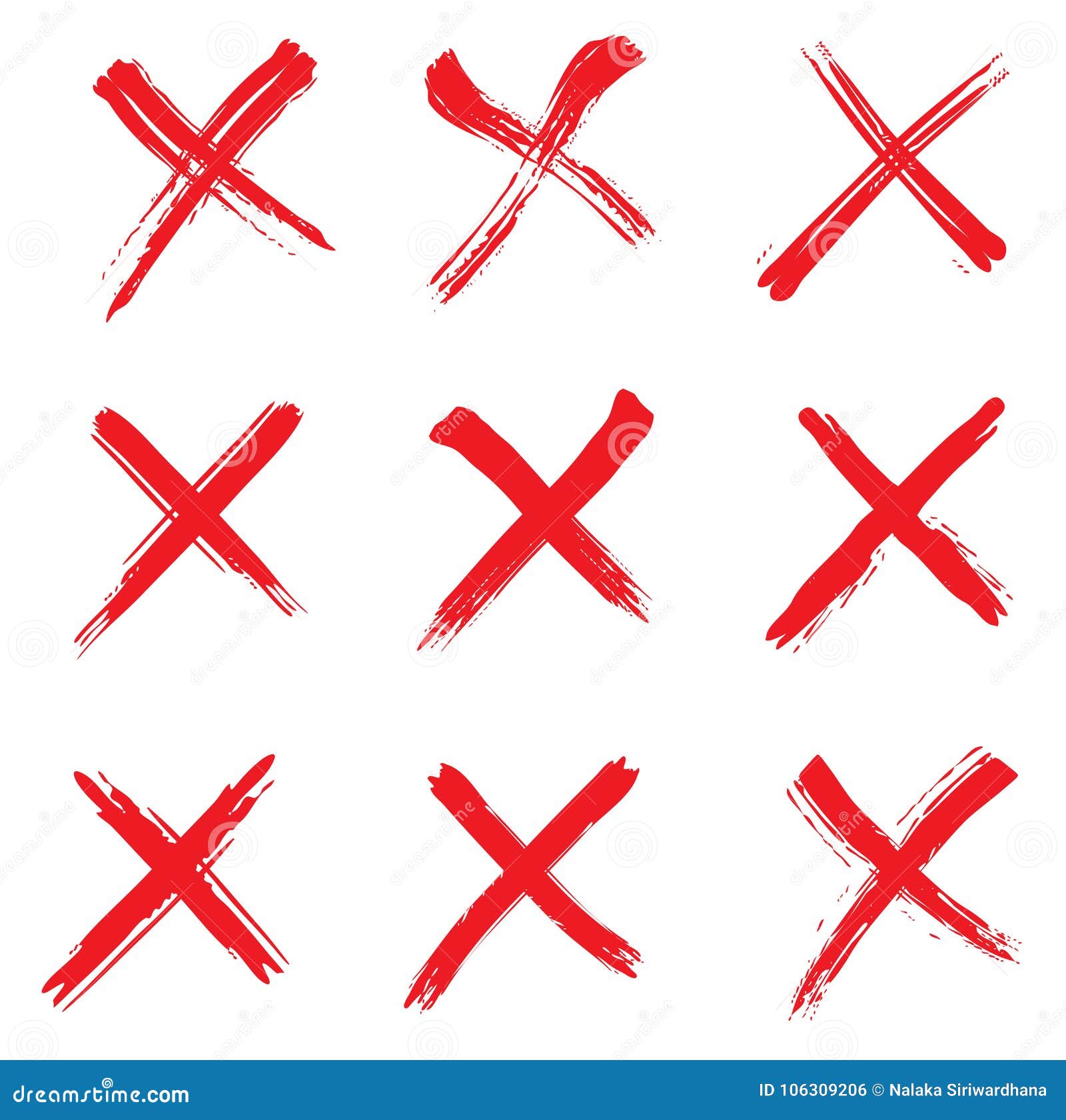 Marca de la Cruz Roja stock de ilustración. Ilustración de fallado ...