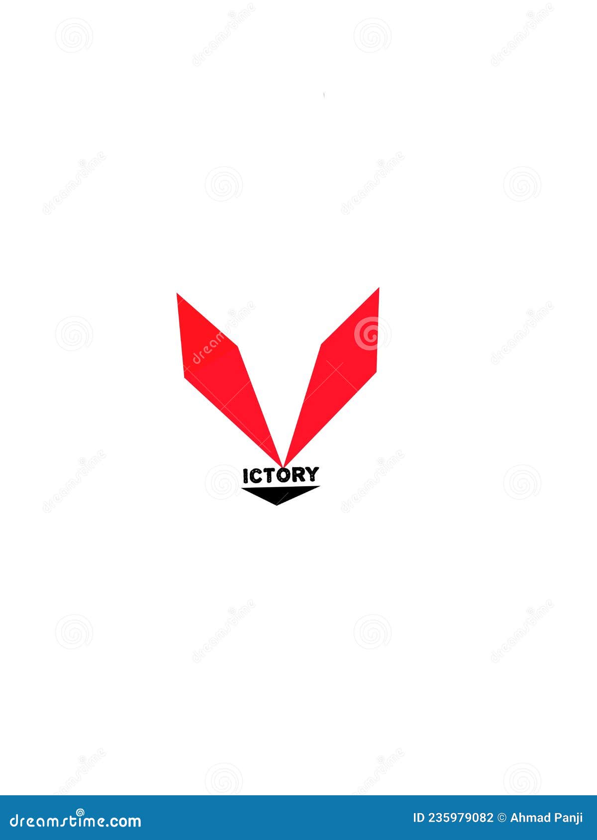 Marca De Logotipo De Victoria Stock de ilustración - Ilustración de ...