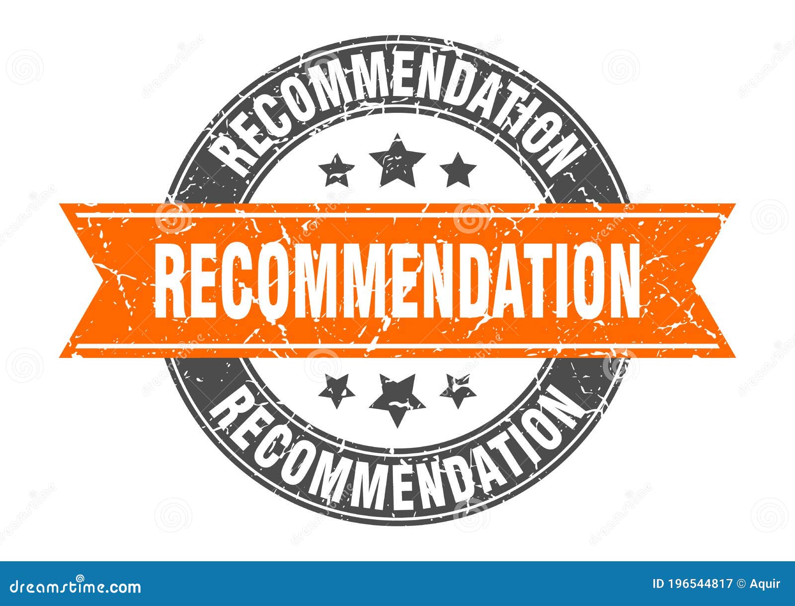 Marca de recomendación ilustración del vector. Ilustración de fondo ...