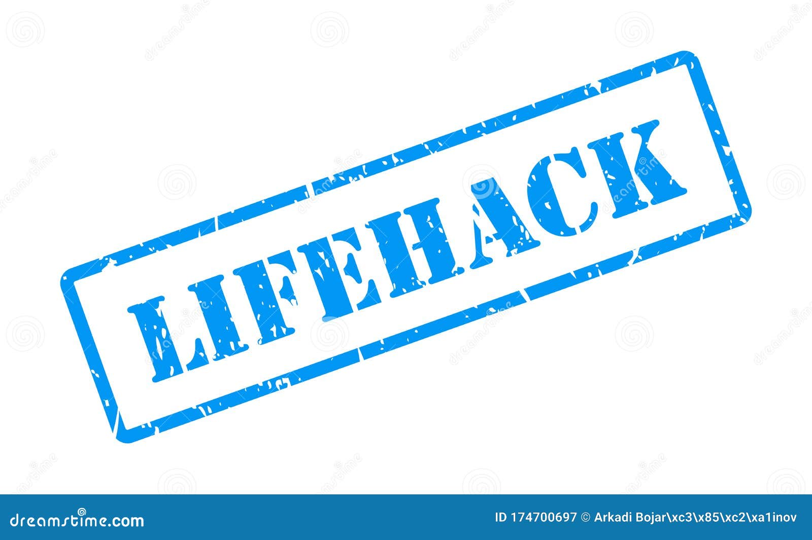 Marca de rehenes azul ilustración del vector. Ilustración de eficiente ...