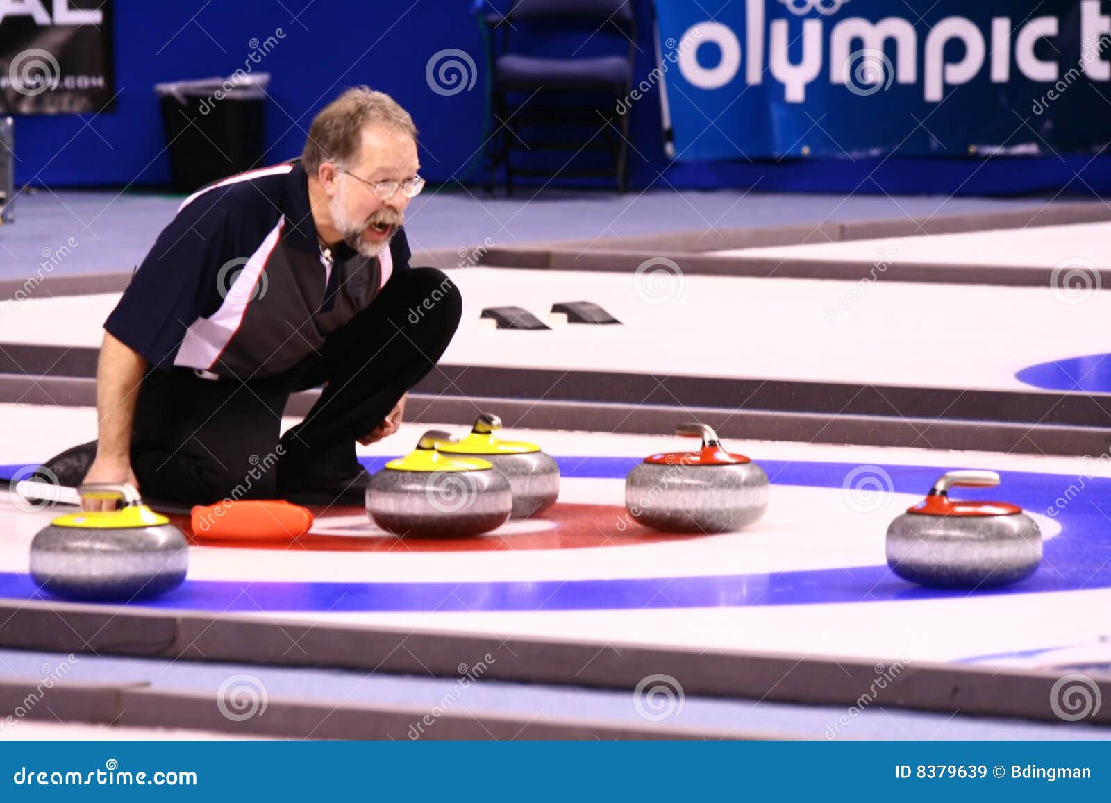 Marca Haluptzok - Atleta Que Se Encrespa Imagen de archivo editorial ...