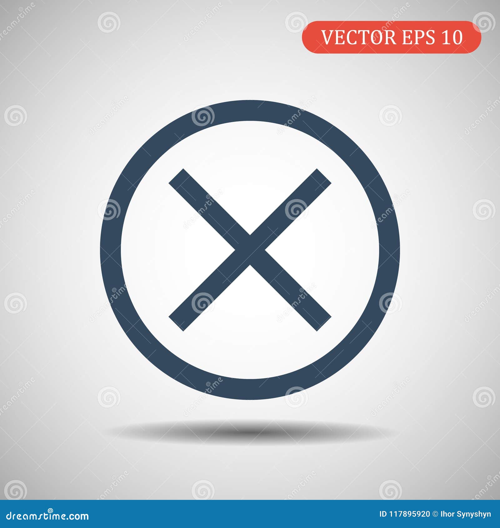 Marca Incorrecta Ejemplo Del Vector En Estilo Plano Ilustración del ...