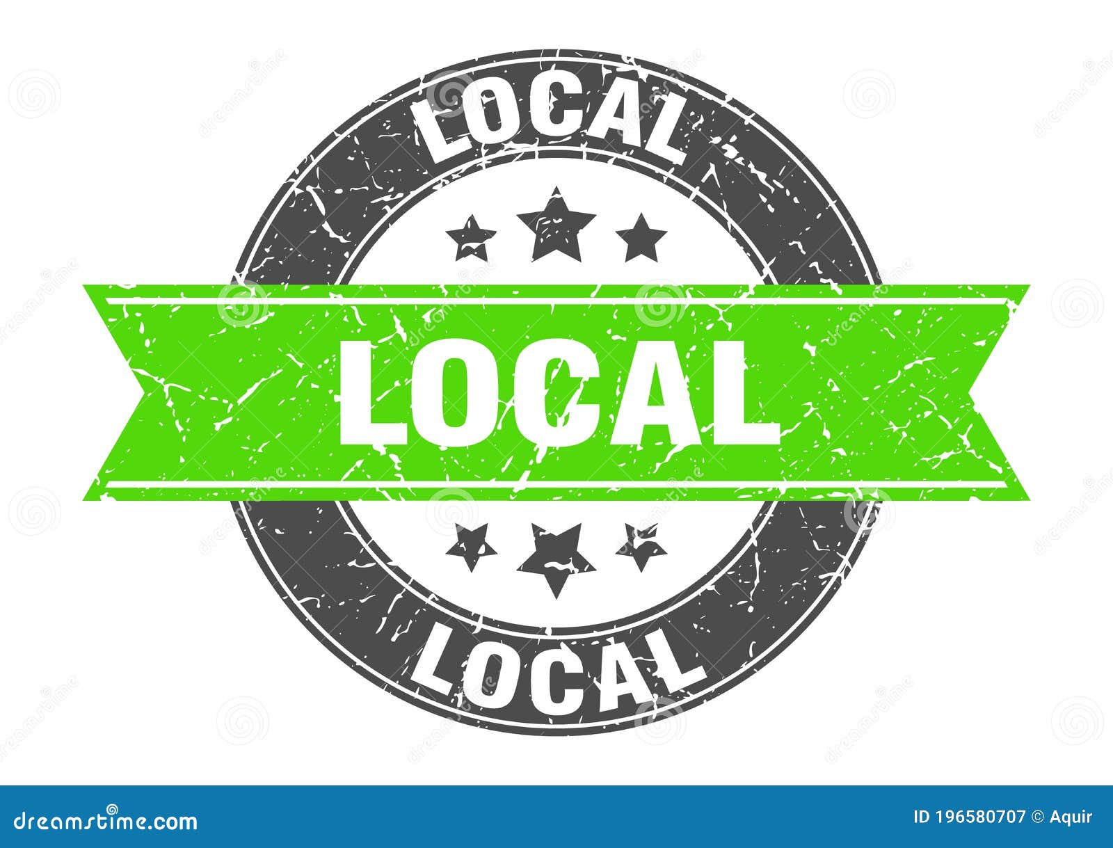 Marca local ilustración del vector. Ilustración de venda - 196580707